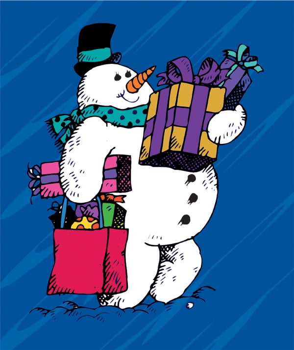 Neil Enterprises Inc. Horizontal Snowman 6" x 4" Photo Folders - Pack ...