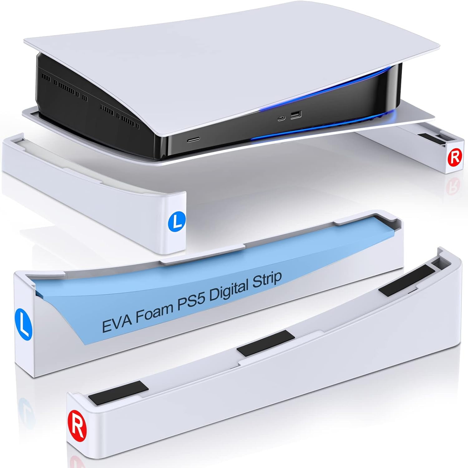 Horizontal Stand for PS5, Side Stand Compatible with Playstation 5 ...