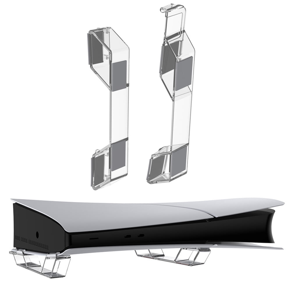 Horizontal Stand for PS5 Slim Console, Transparent Base Stand ...