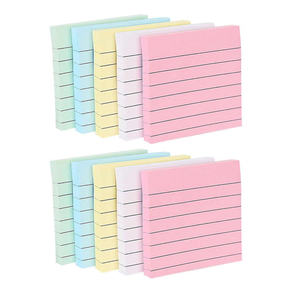 Horizontal Sticky Notes Portable Stickers Day Planner Student Supplies ...