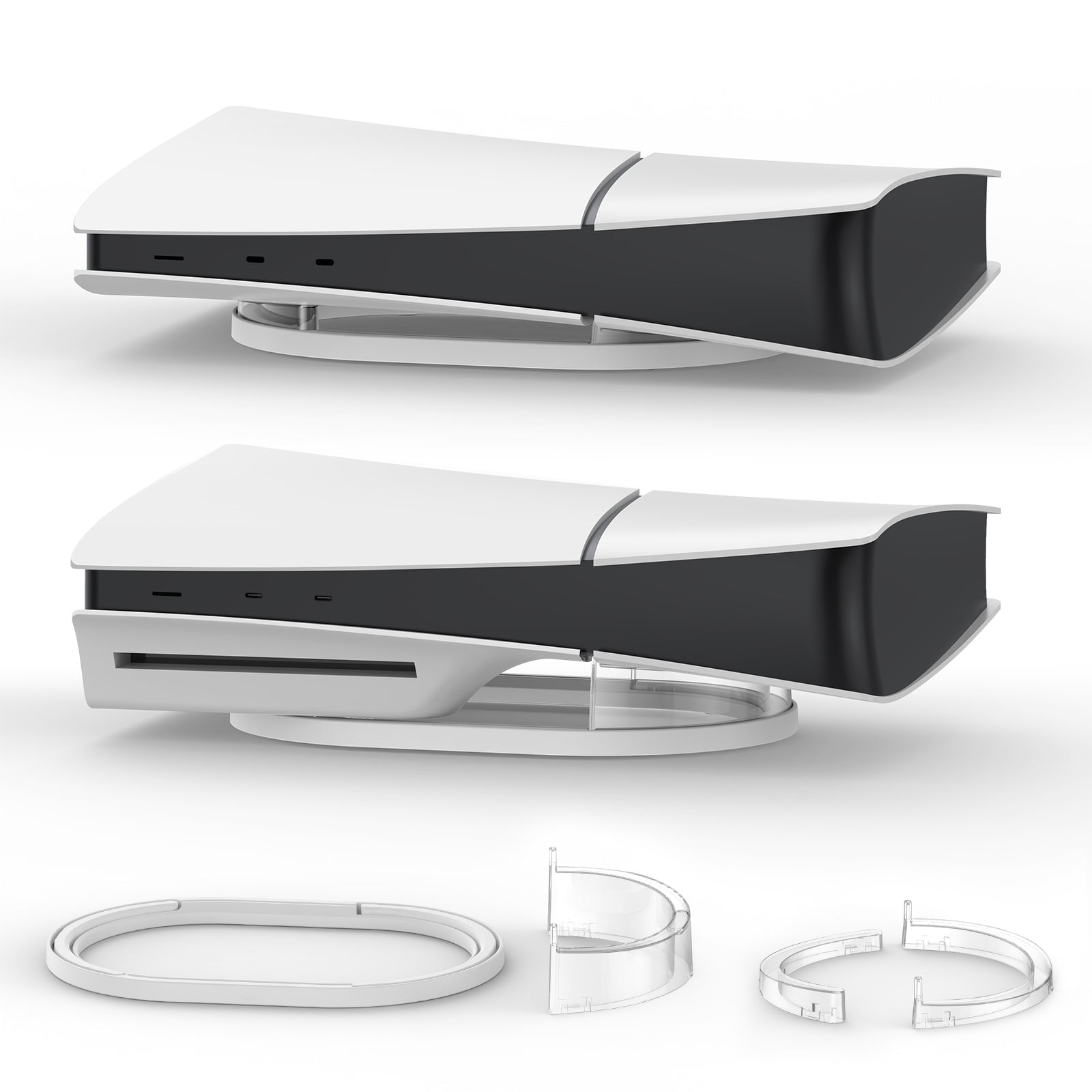 Horizontal stand for PS5 Slim disc and digital edition console ...