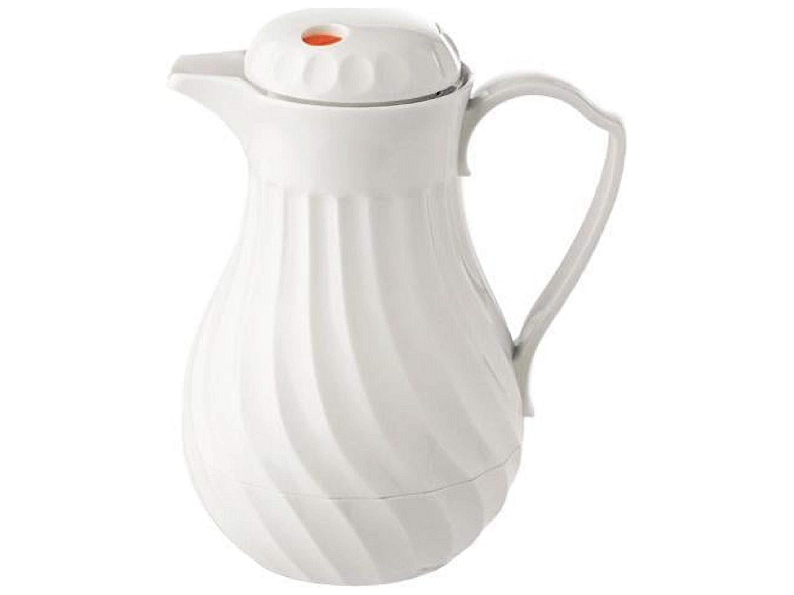 Hormel, HOR4022, Insulated White Swirl Carafe, 1 Each, White - Walmart.com