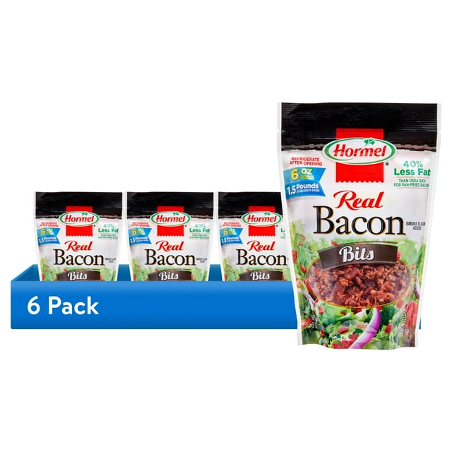 (6 pack) Hormel Real Bacon Bits, 6 Ounce Pouch - Walmart.com