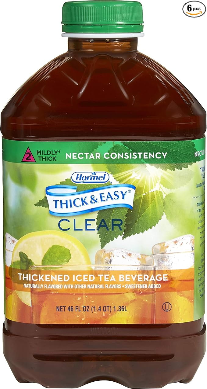 Hormel Thick & Easy Iced Tea, Nectar Consistency, Ready to Use, 46 oz ...