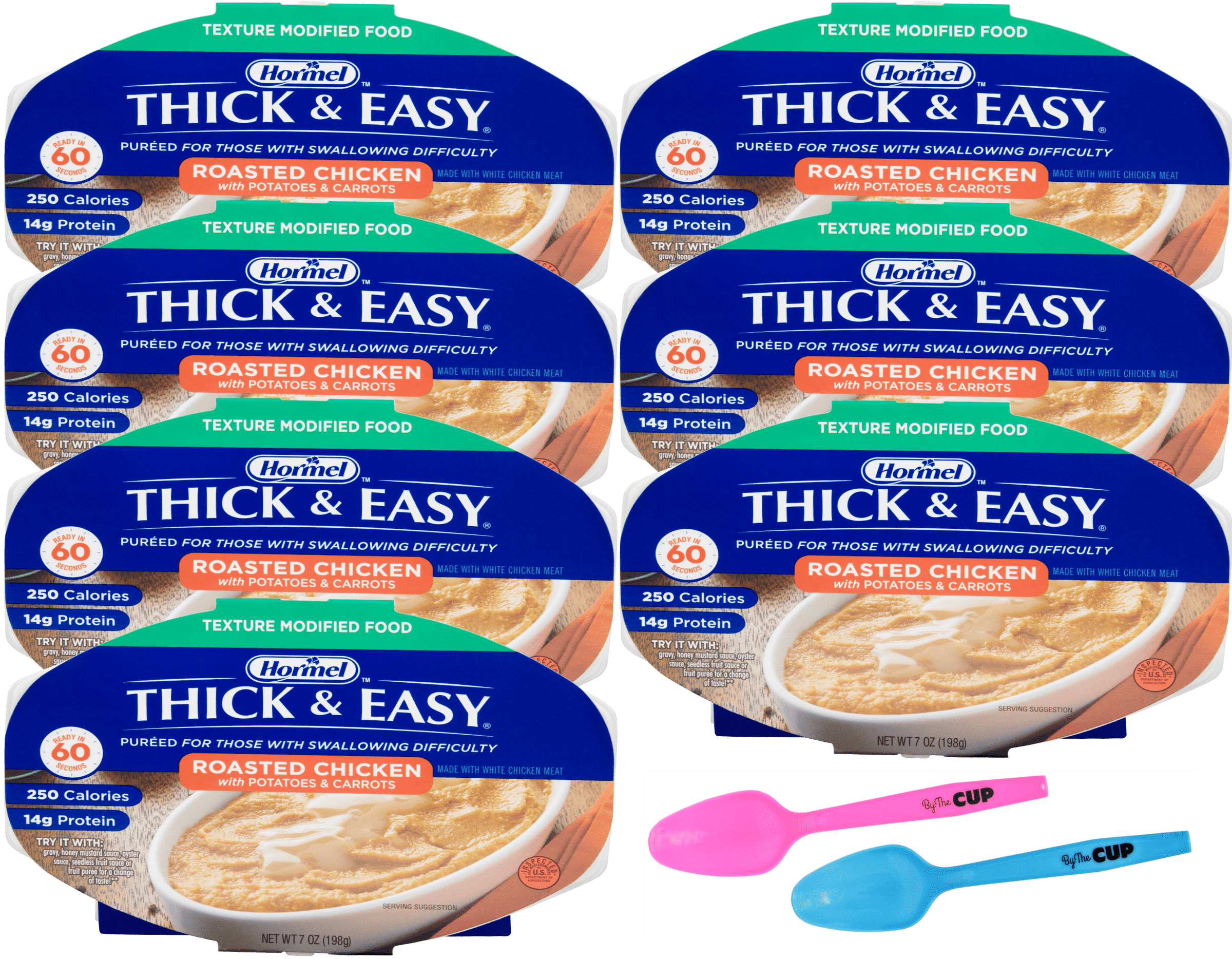 Hormel Thick & Easy Pureed Meals, Roasted Chicken with Potatoes and ...
