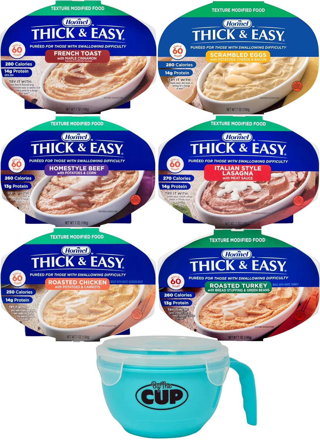 Hormel Thick Easy Pureed Meals Variety Scrambled Eggs French Toast Hormel Thick Easy Pureed Meals Variety Scrambled Eggs French Toast