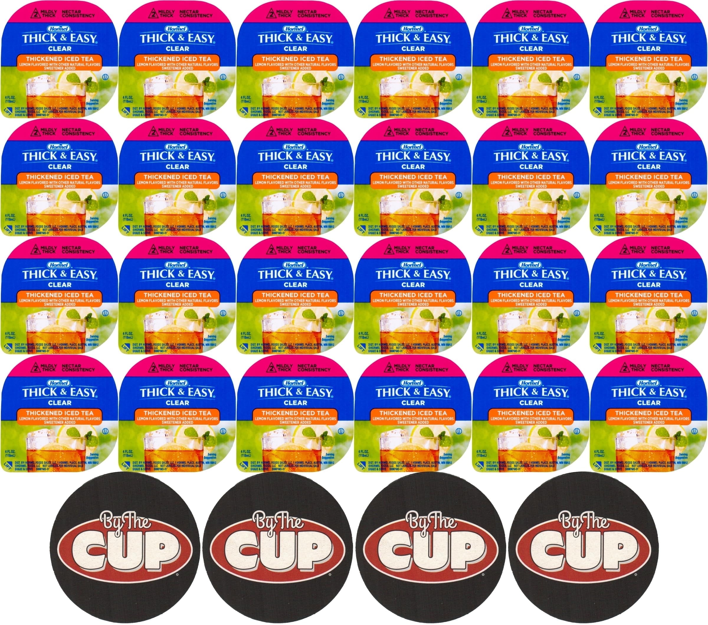 By The Cup Hormel Thickened Iced Tea, Lemon Flavor, Nectar Consistency ...
