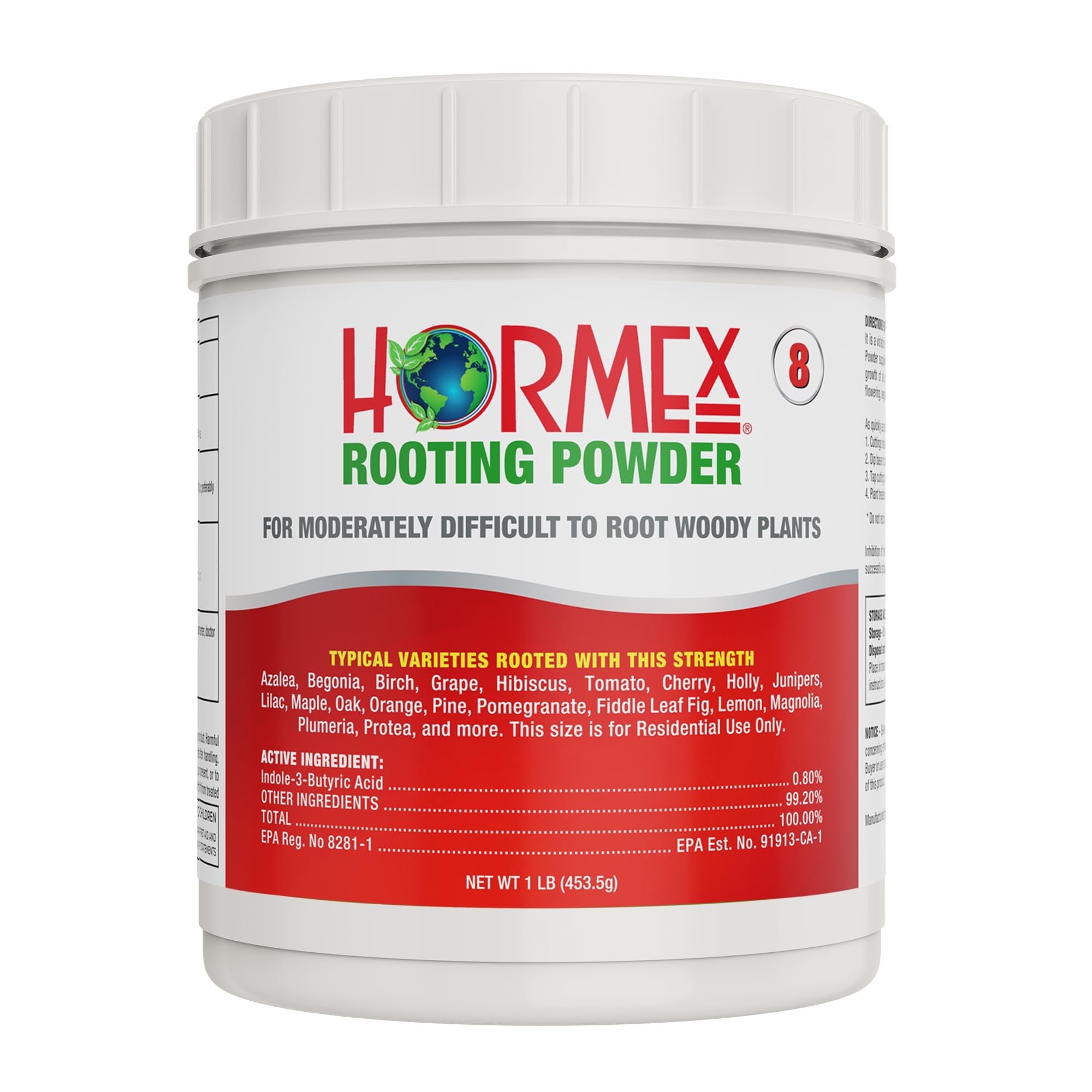 Hormex Rooting Powder #8 - Root Hormone & Stimulator for Semi-Hardwood ...