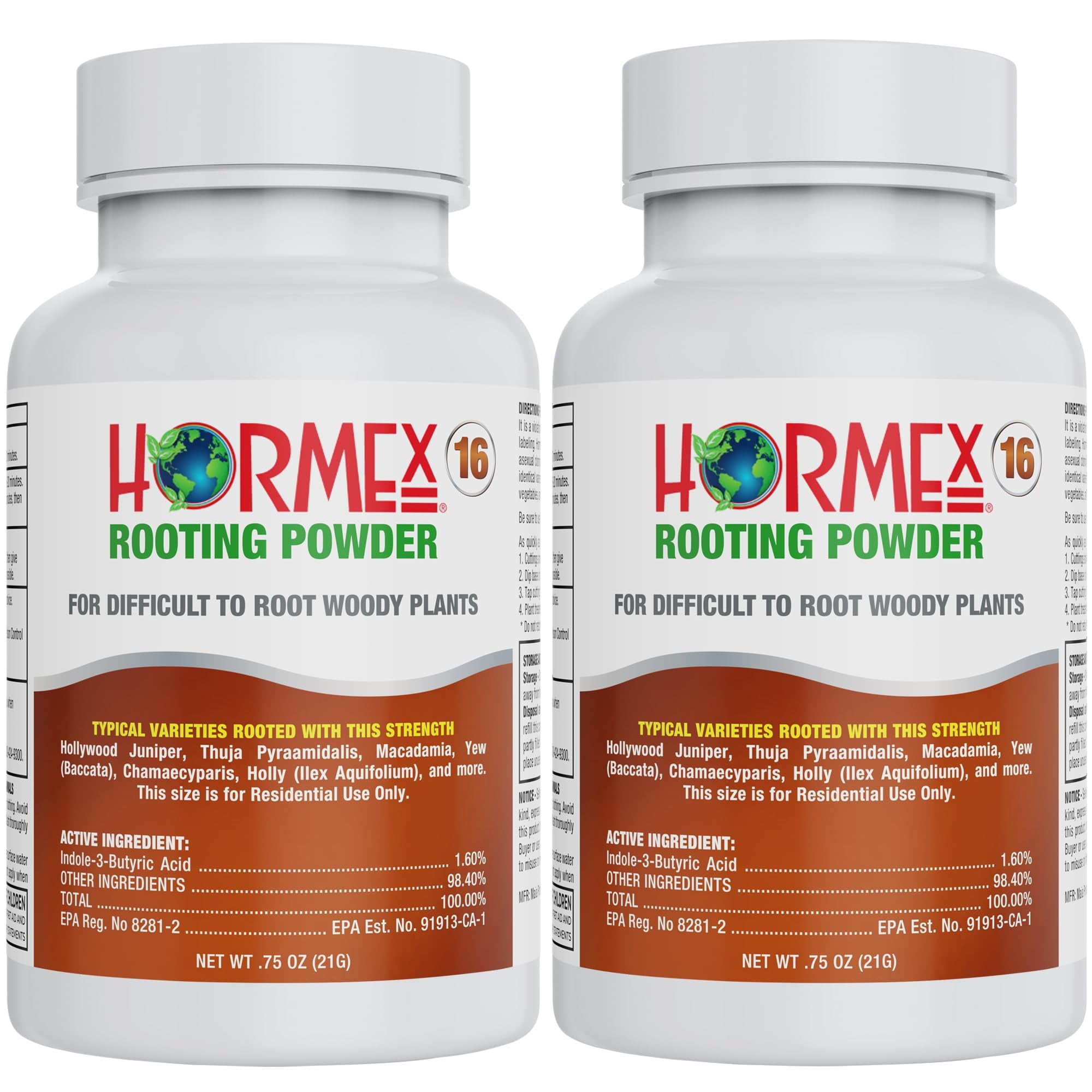 Hormex Rooting Powder #16 - Root Hormone & Stimulator for Difficult ...