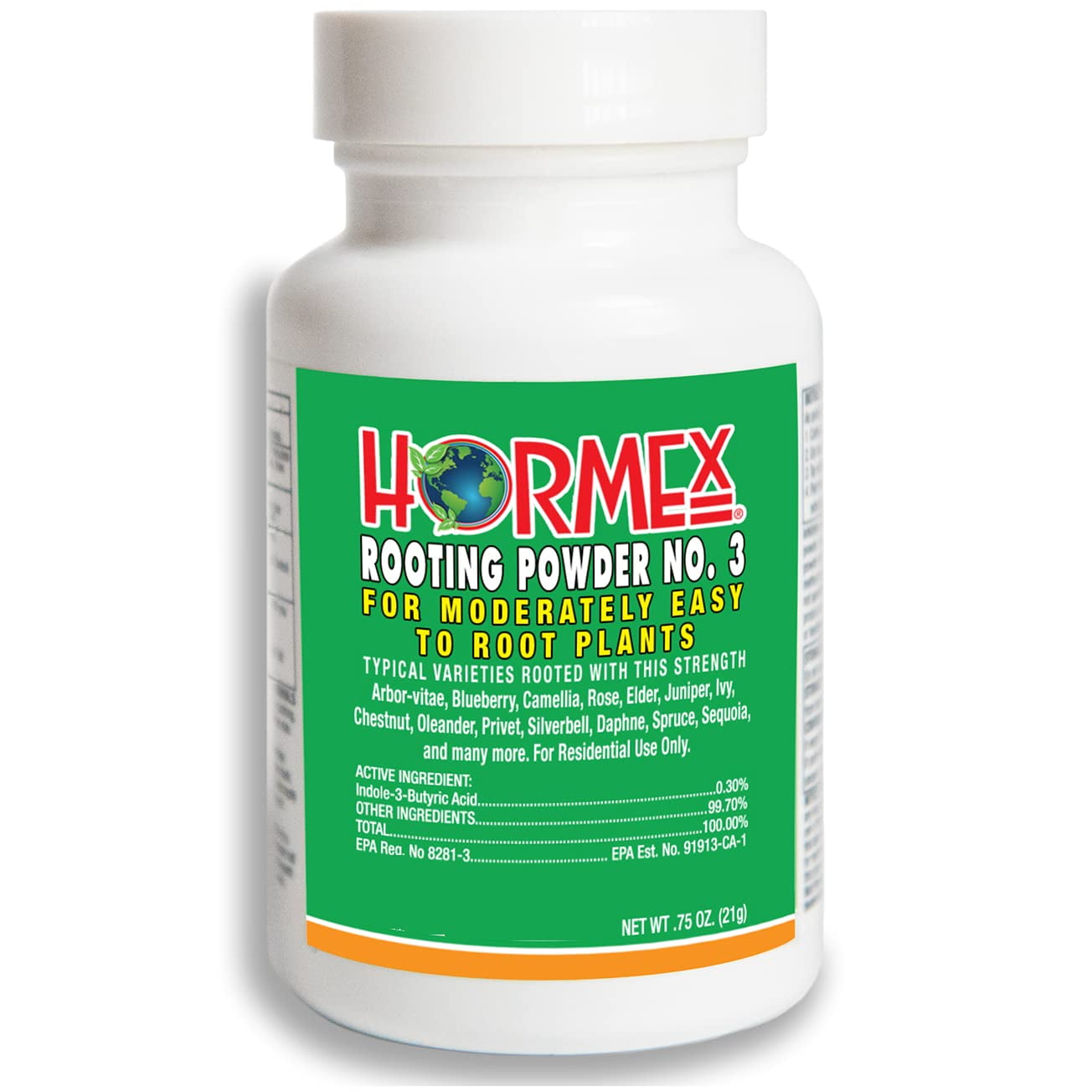 Hormex Rooting Powder #3 (0.3 Iba) - For Moderately Easy to Root Plants ...