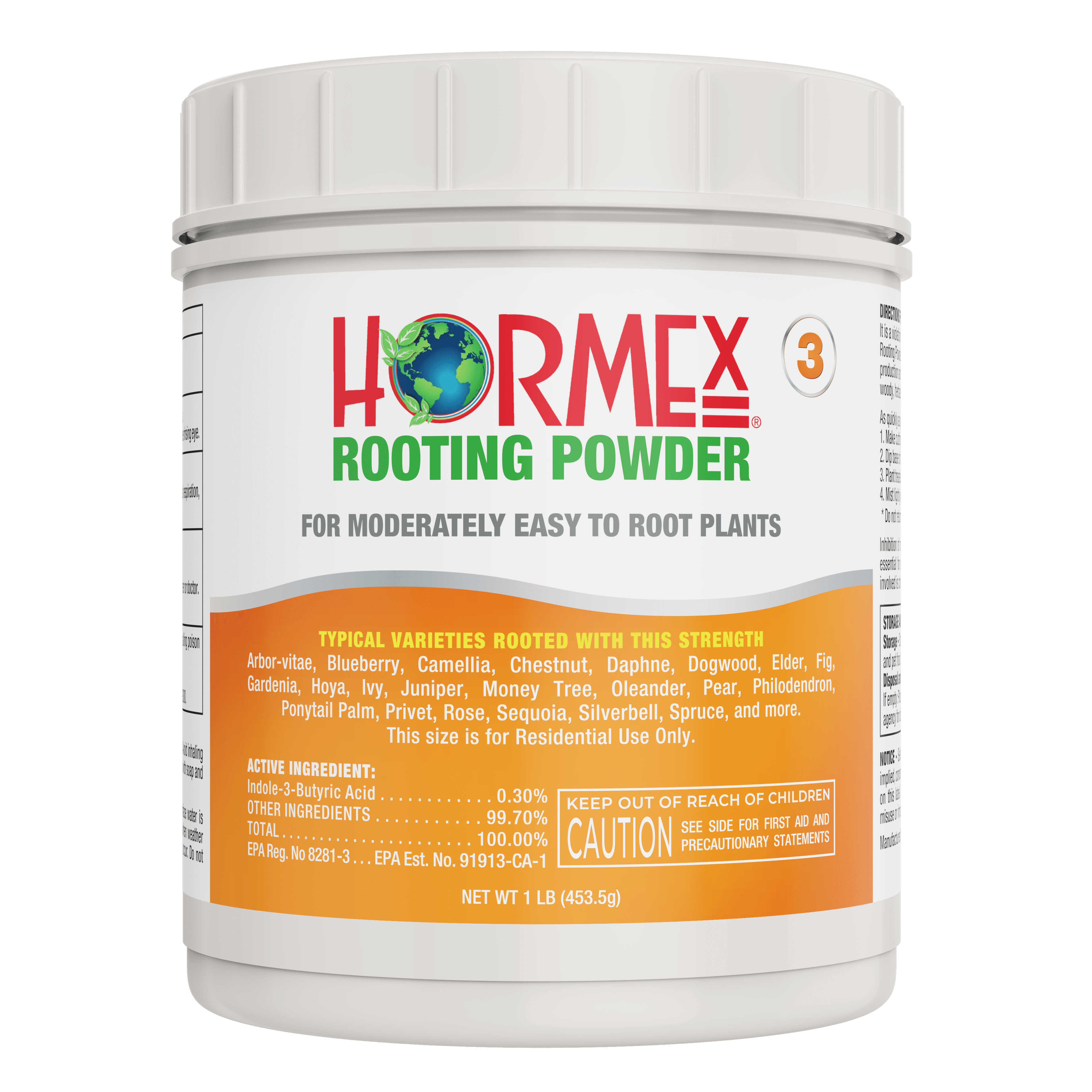 Hormex Rooting Powder #3 - for Moderately Easy to Root Plants - 0.3 IBA ...