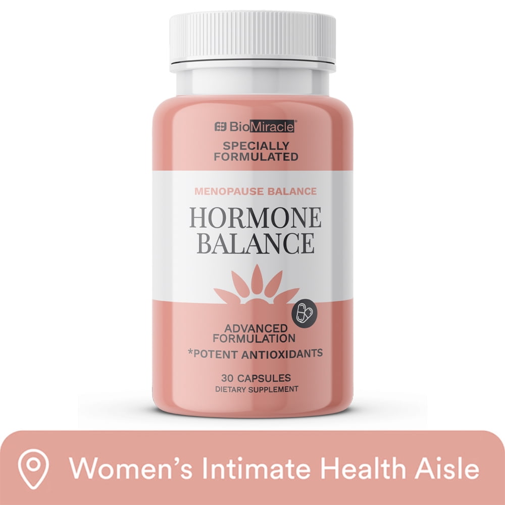 Hormone Balance Supplement Omega-3 Antioxidants with Tri-Vitamin ...