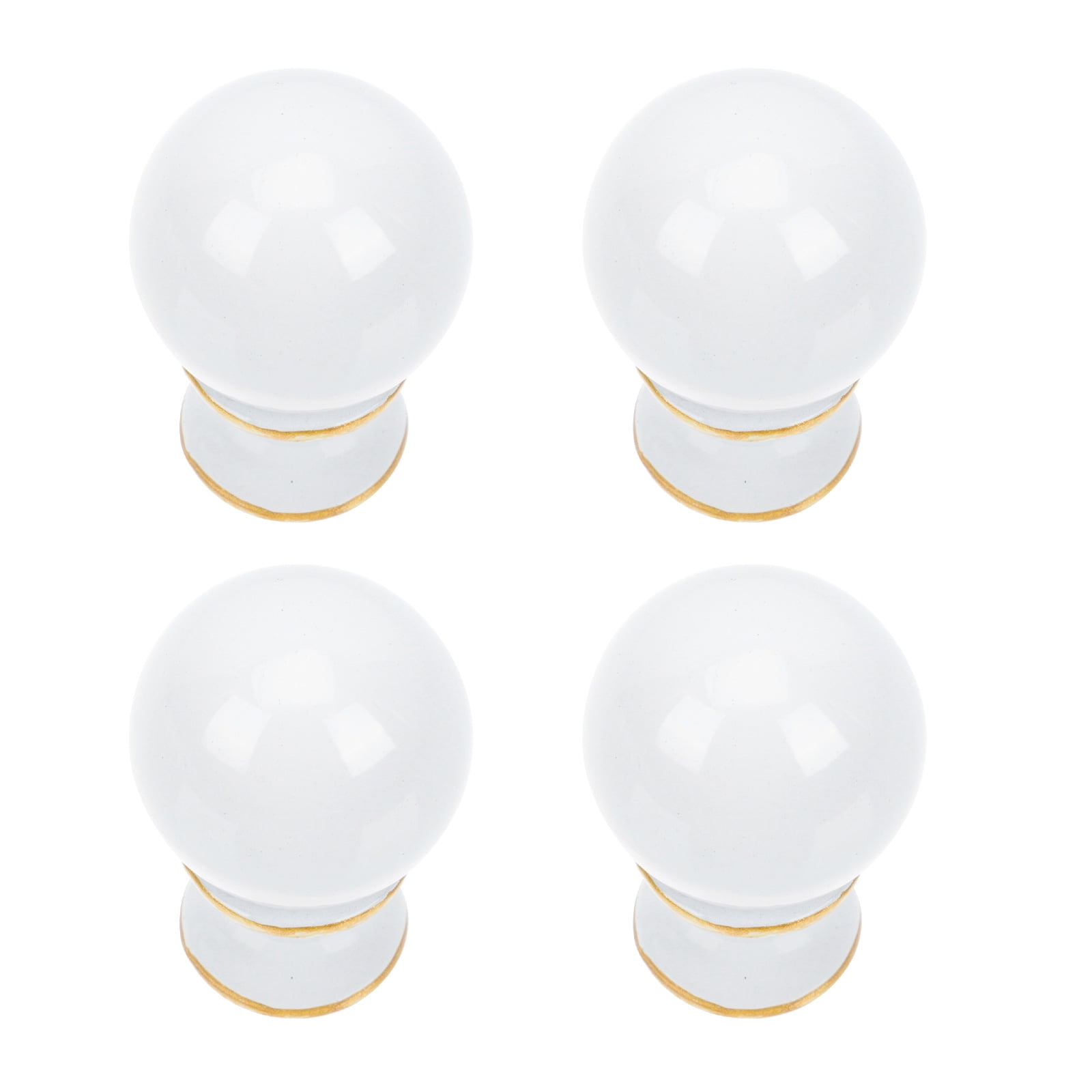 Horn Frame Decorative Head 4 Pcs Light Screw Caps Lamp Shade Finials ...