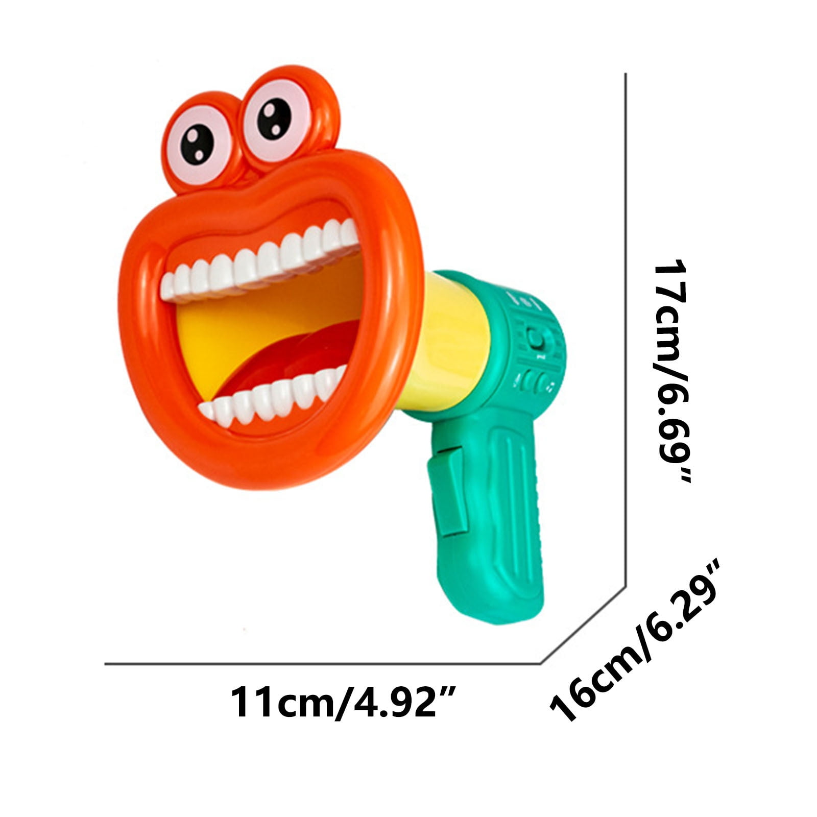 Horn Toy Voice Changer Speaker Amplifies Sound Effect Megaphone Kids ...