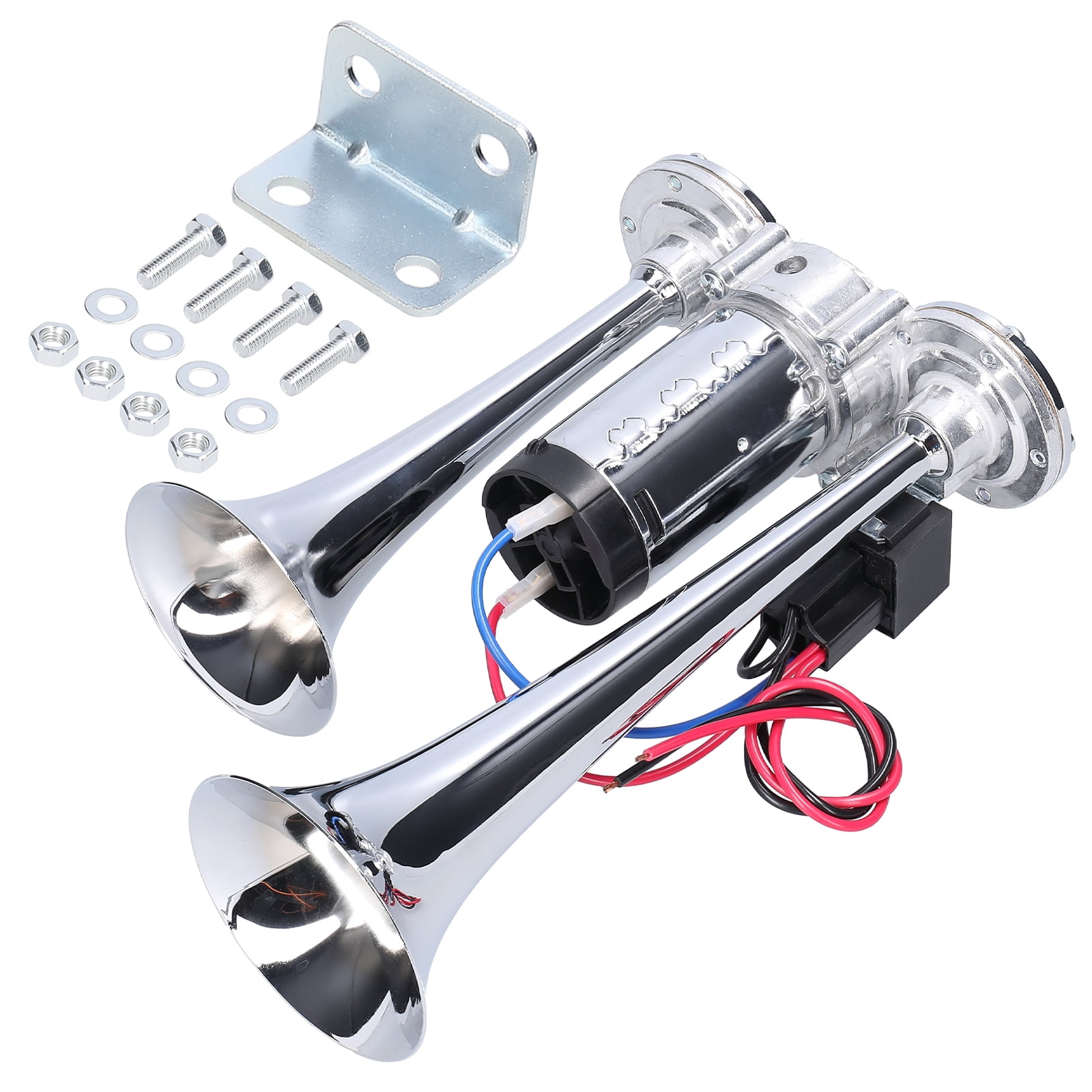 Horn,With Air Compressor Car Dual Loud Dual Loud Air Compressor And ...