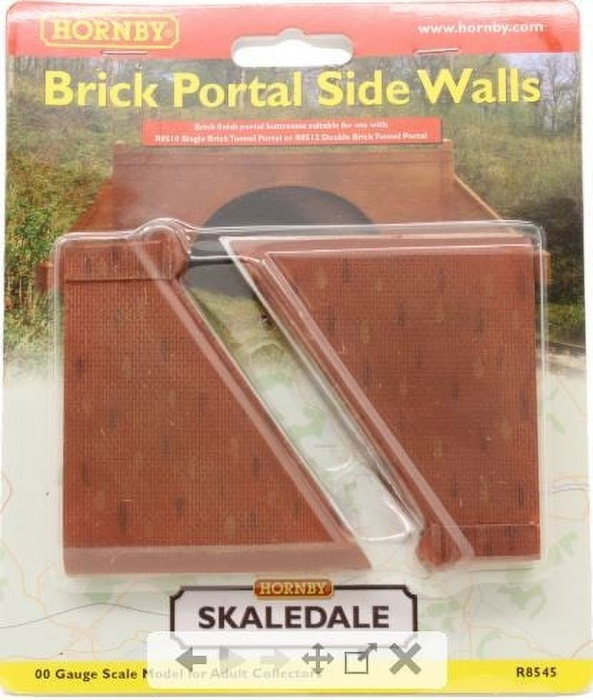 Hornby R8545 OO Scale Brick Portal Side Walls Built up - Walmart.com