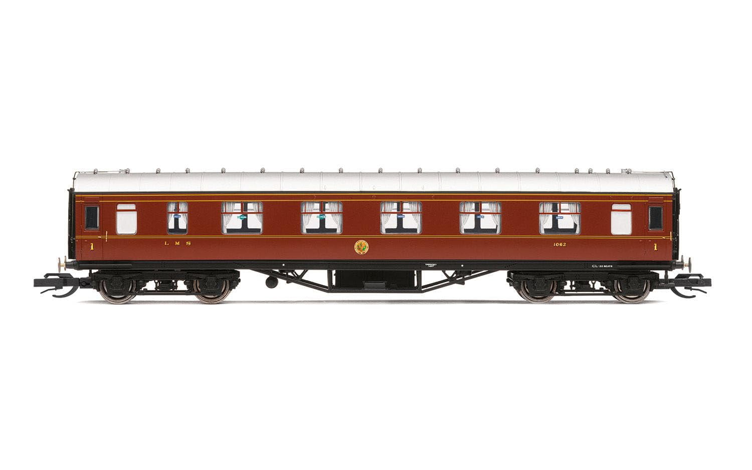 Hornby TT, TT4007, LMS 57' Corridor First, 1062 - Era 3, Railway ...
