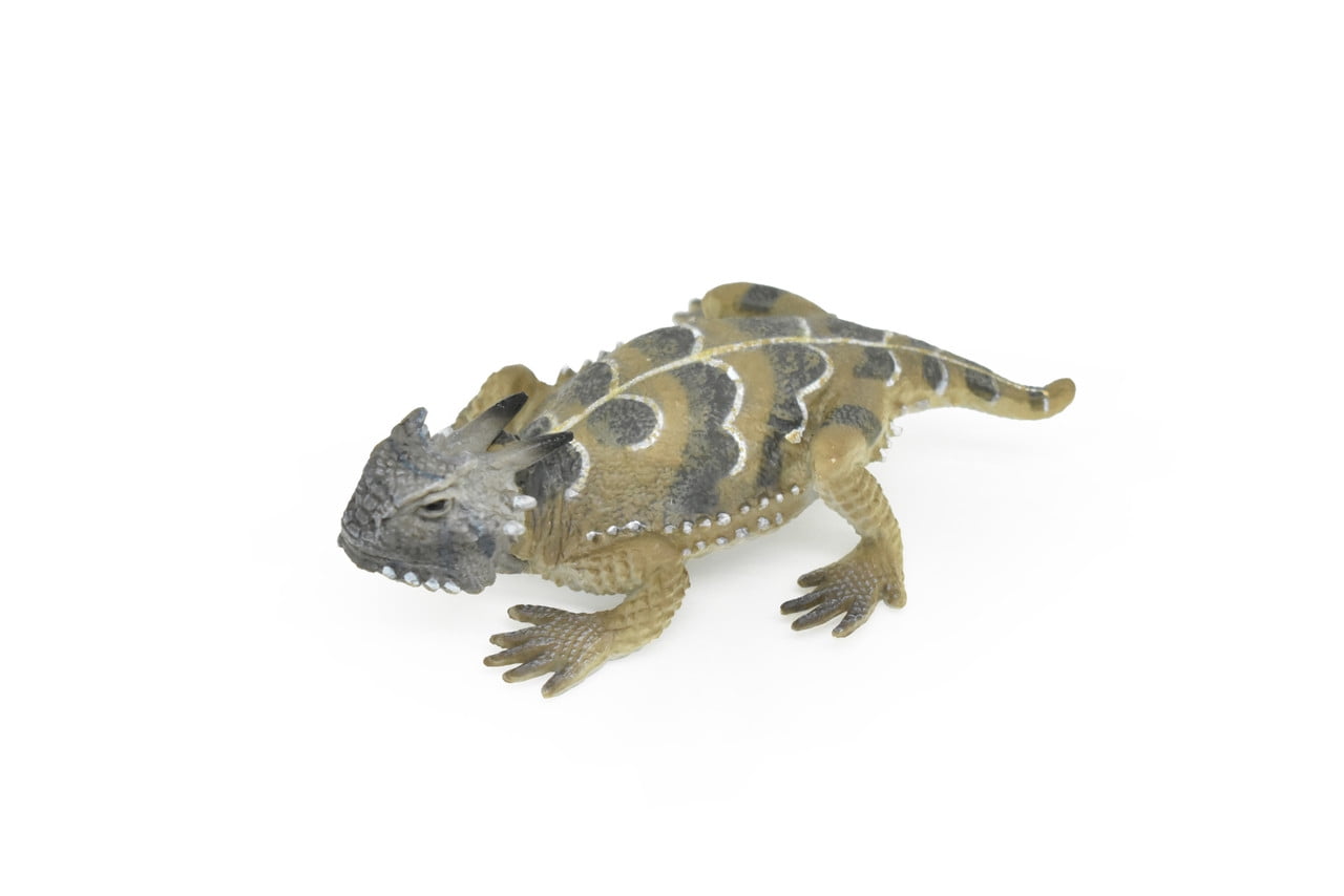 Horned Lizard Toy Animal, Horny Toad, Horntoad, Realistic Rubber ...