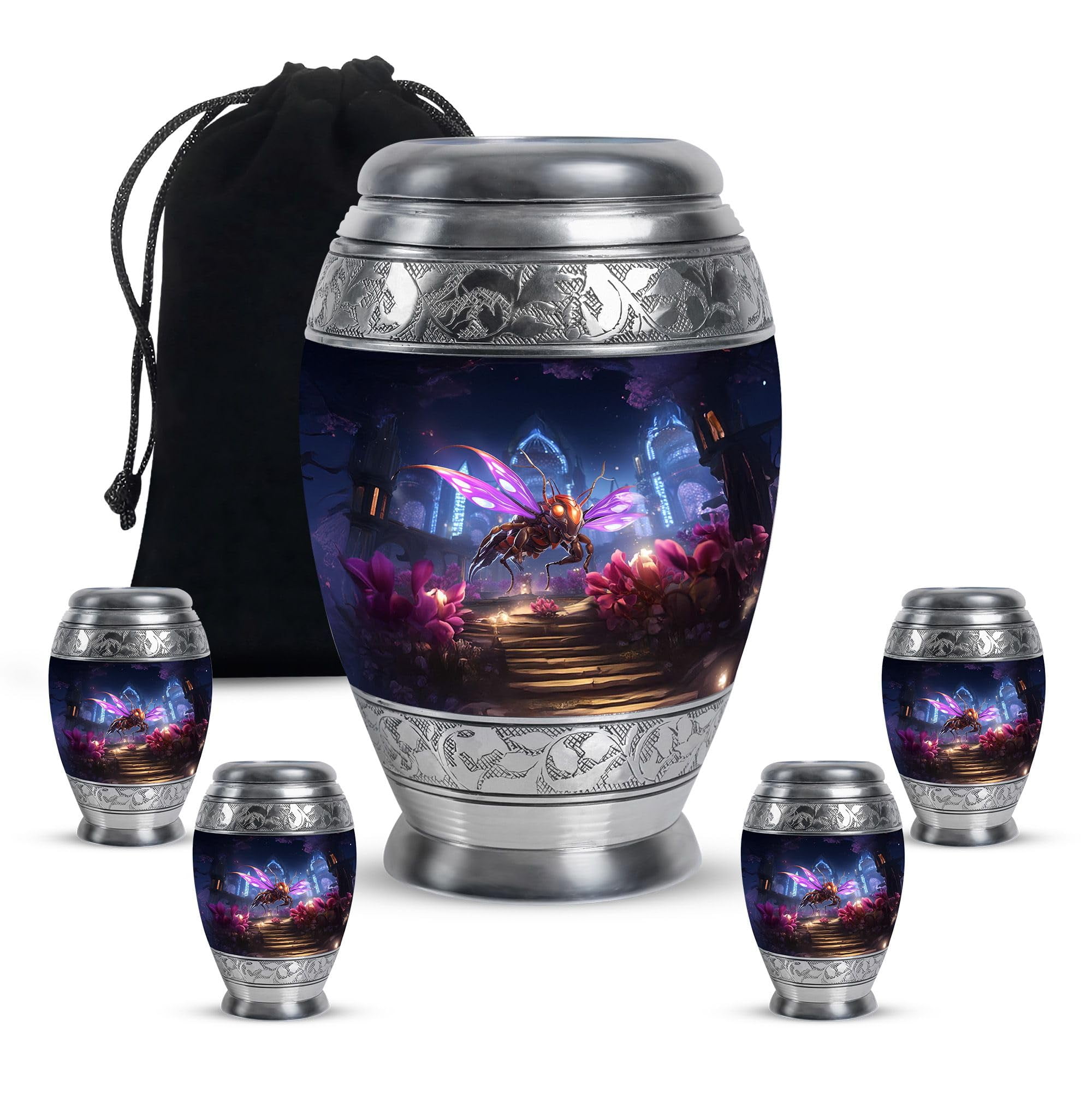 Hornets Bee Funeral Cremation Urn for Ash for Mother, Large Urns for ...