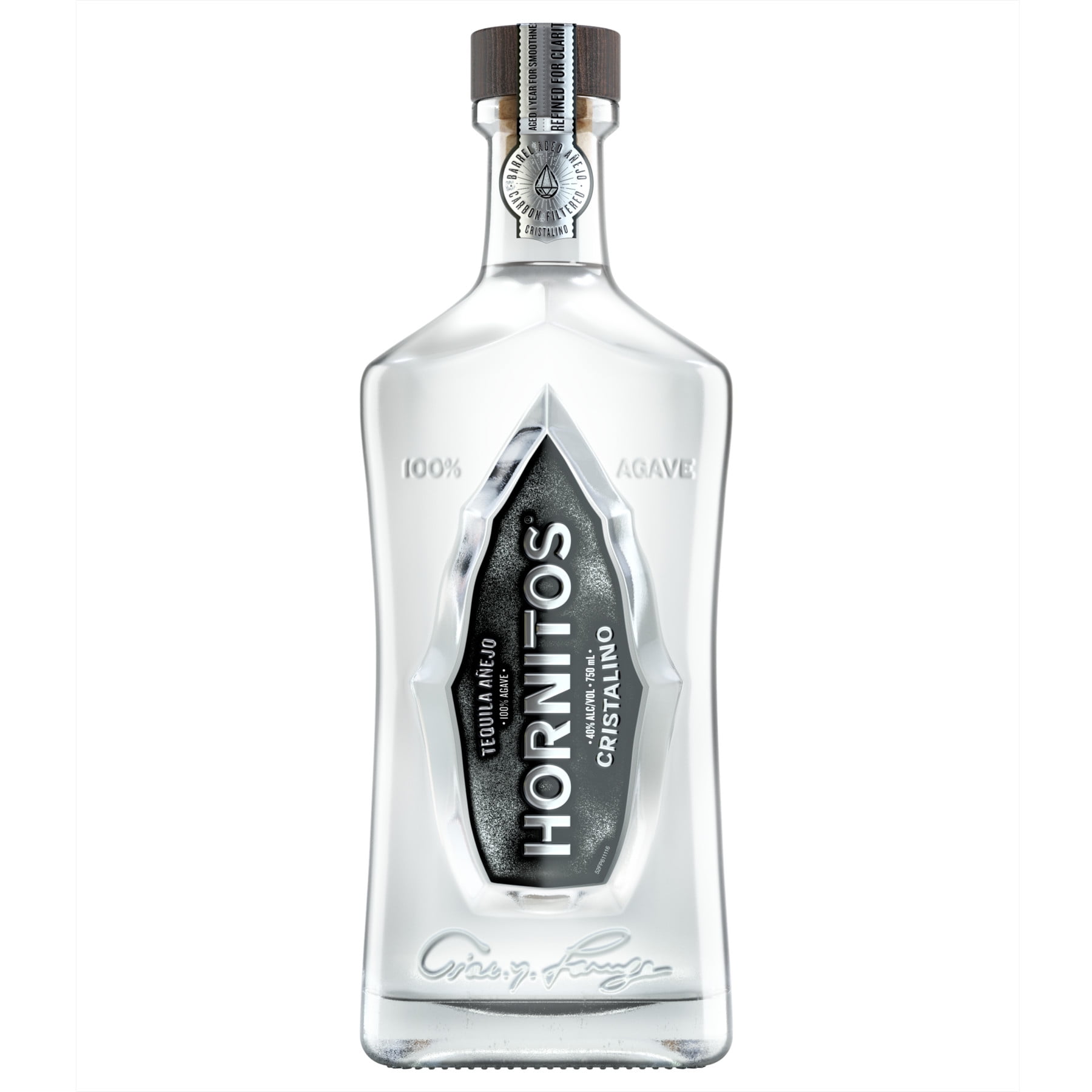 Hornitos Anejo Cristalino Tequila, 750 ml Bottle, 40% ABV - Walmart.com