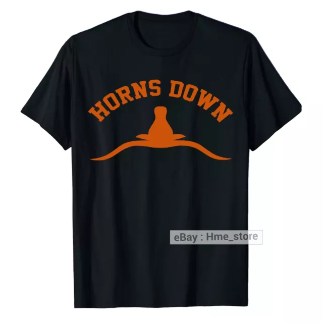Horns Down Texas State TX Longhorns T-Shirt Bull Head Tuck Fexas Proud ...