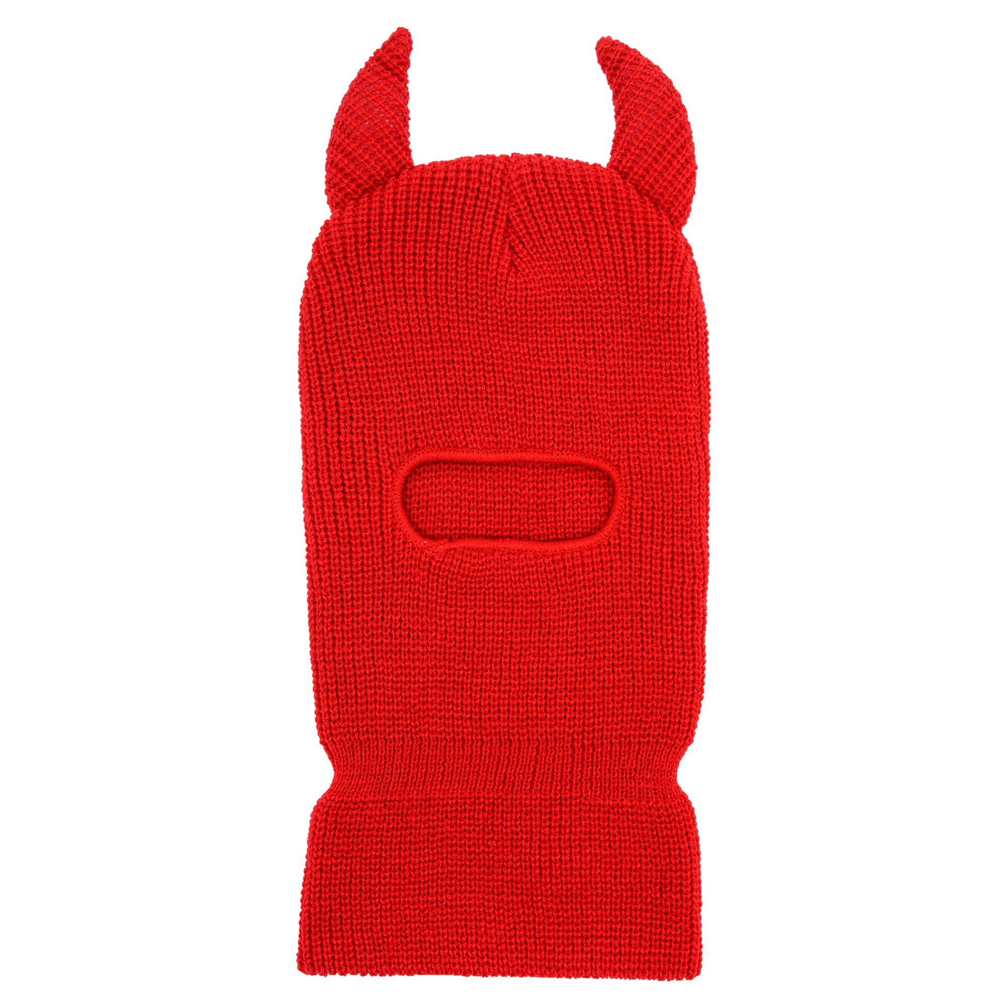 Horns Ski Mask - Red - Walmart.com