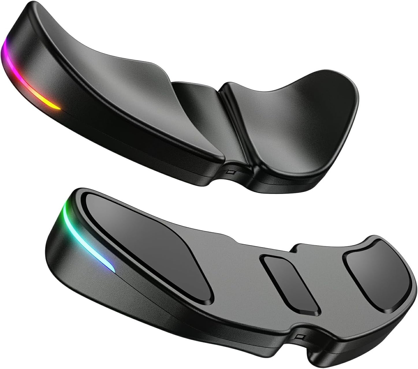 HornsX1 Right-Handed RGB Ergonomic Gliding Palm Rest for Mouse, Wrist ...