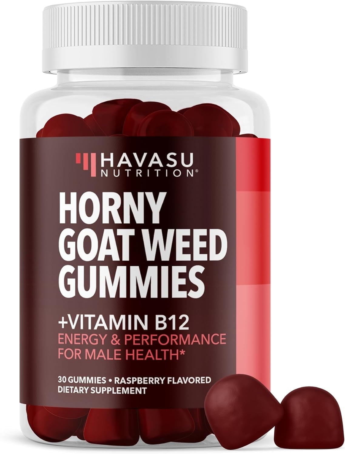 Havasu Nutrition Horny Goat Weed for Men, Vitamin B12 Energy Support ...