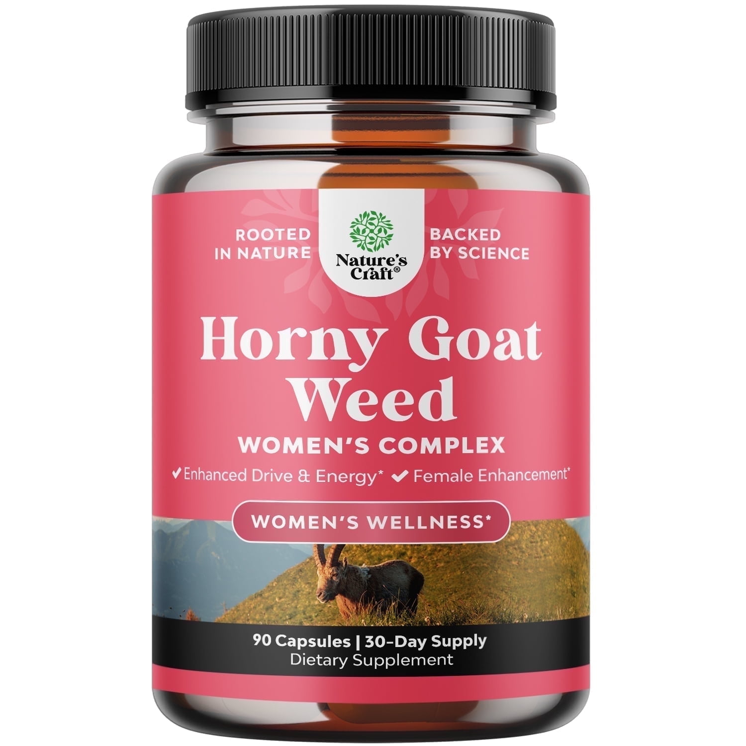 Natures Craft Horny Goat Weed for Women Complex Herbal Supplement for ...