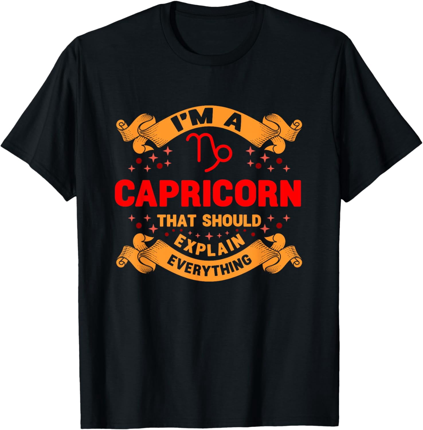 Horoscope Symbols Astrology Traits Capricorn Zodiac Sign T-Shirt ...