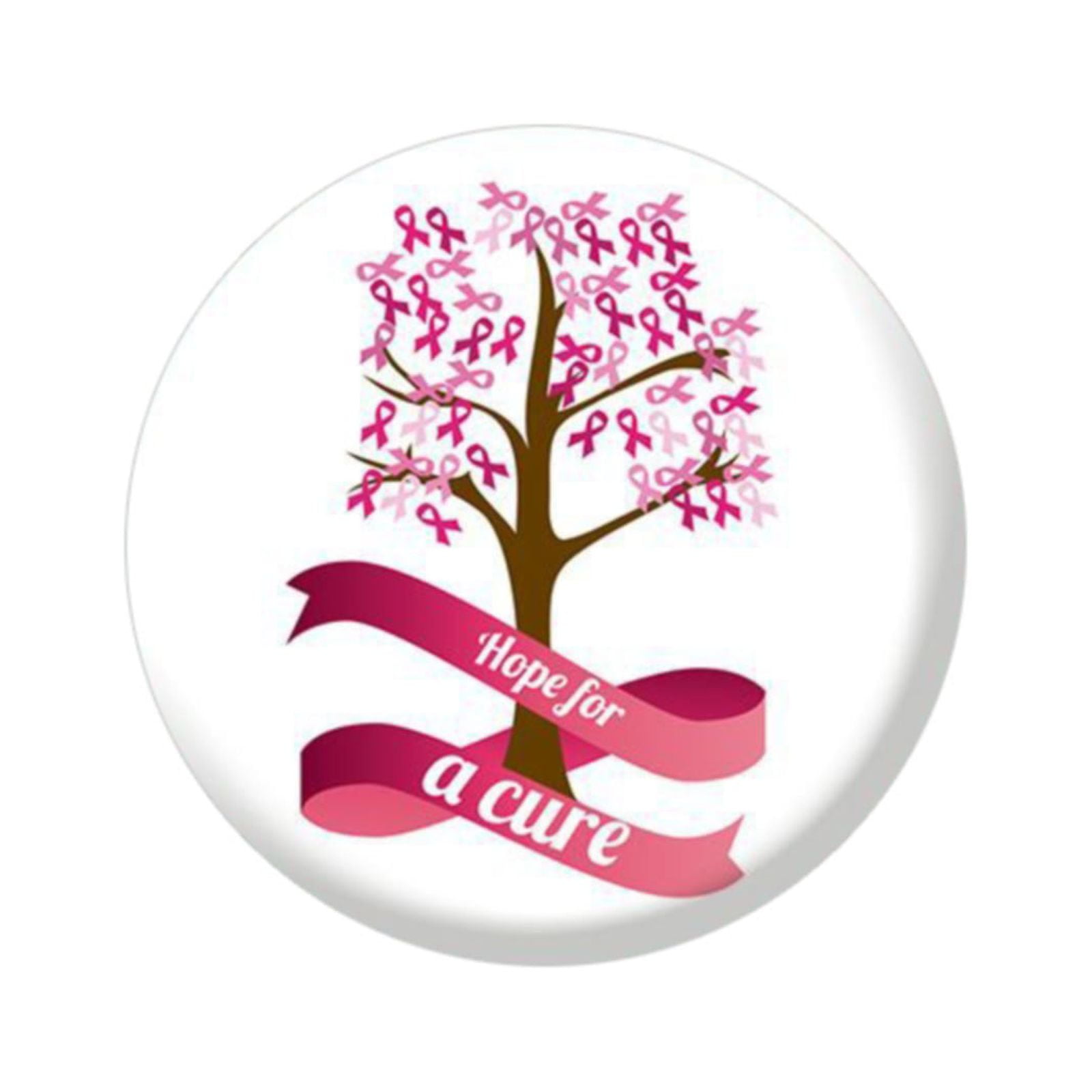Horplkj Clearance Breast Cancer Awareness Red Ribbon Pin Round Badge ...