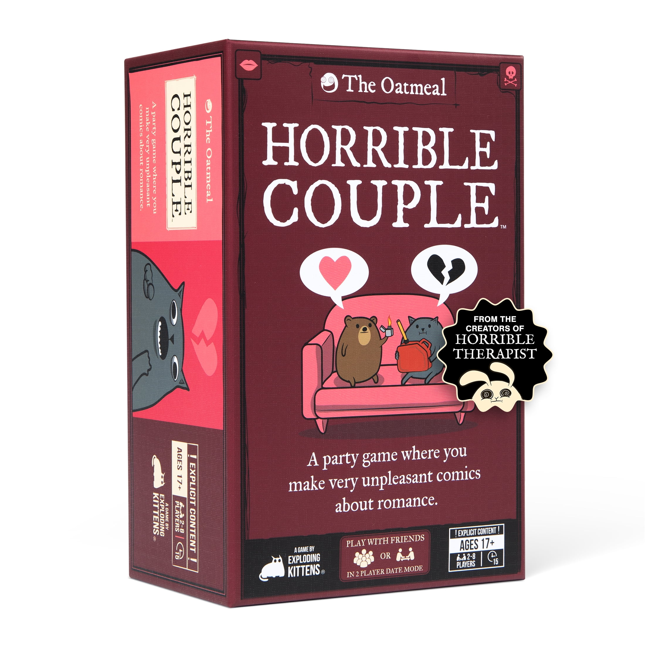 Horrible Couple – Party Game For 2-8 Players, From The Creators of ...