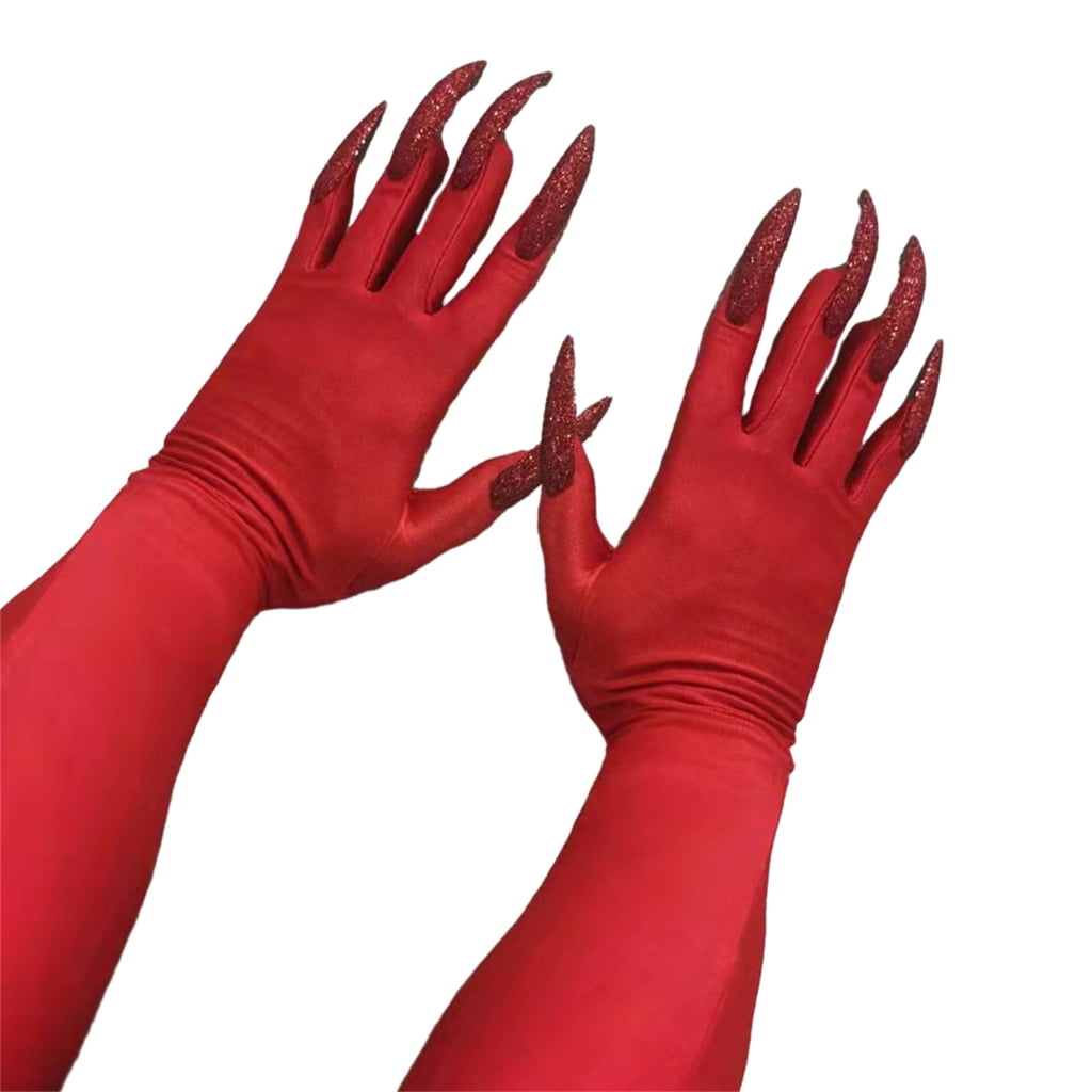 Horrible Wolf Claw Gloves for Kids Clown Theme Parties Glitter ...