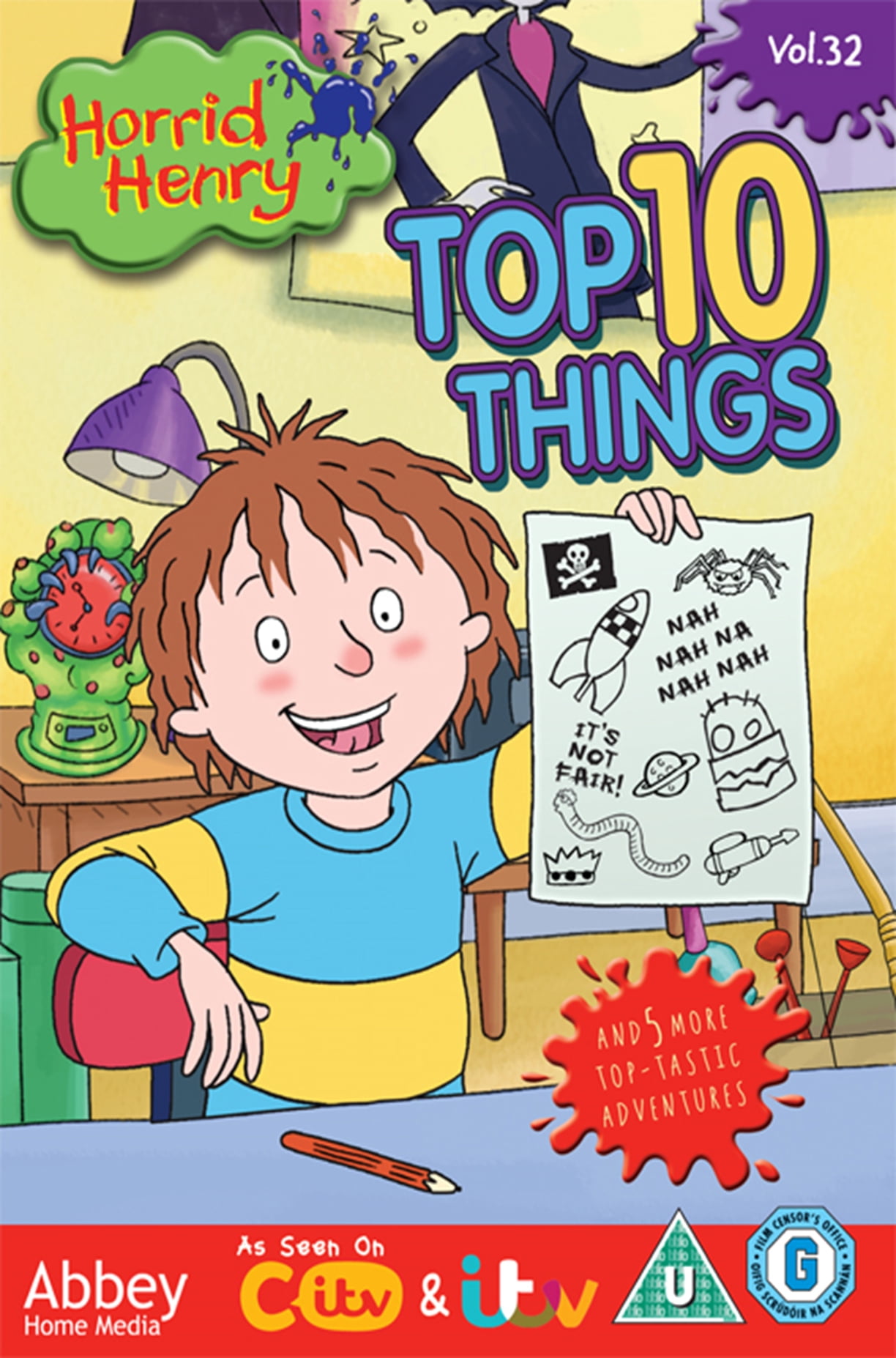 Horrid Henry: Top Ten Things (DVD) - Walmart.com
