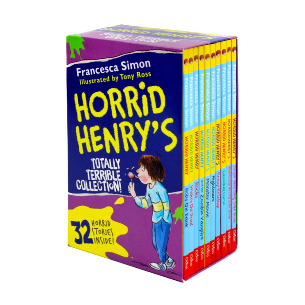 Horrid Henry's Totally Terrible 10 Books Set by Francesca Simon - Ages ...