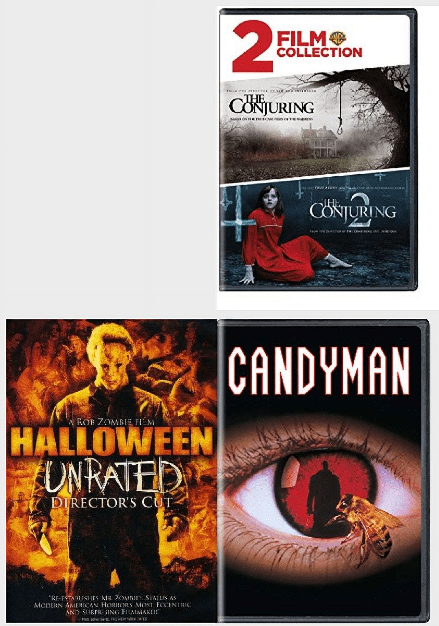 Horror 4 Pack DVD Bundle: , 2 Film Collection - The Conjuring, The ...