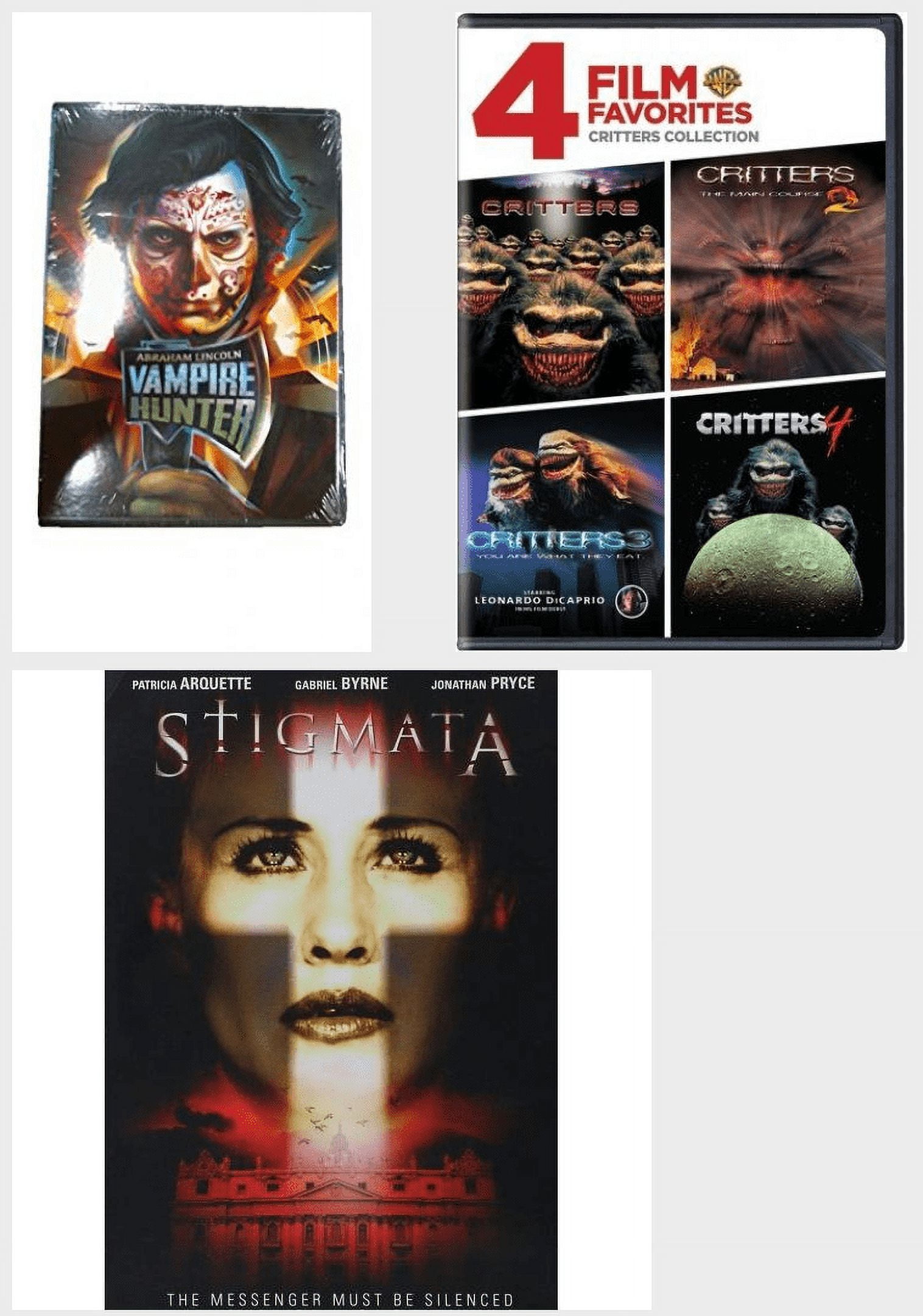 Horror 4 Pack DVD Bundle: Abraham Lincoln: Vampire Hunter, 4 Movies ...