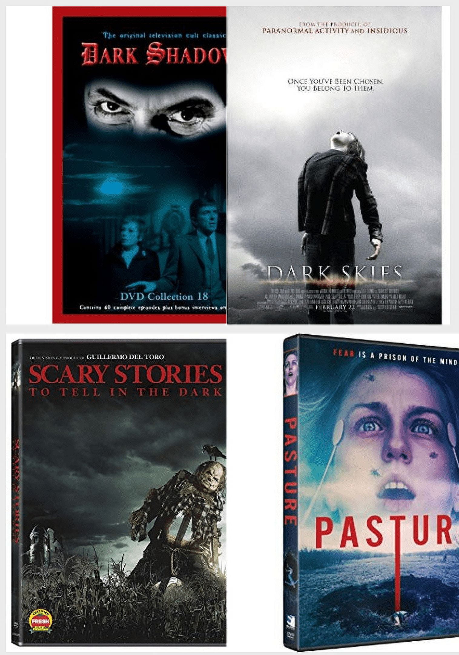 Horror 4 Pack DVD Bundle: Dark Shadows Collection 18, Dark Skies, Scary ...