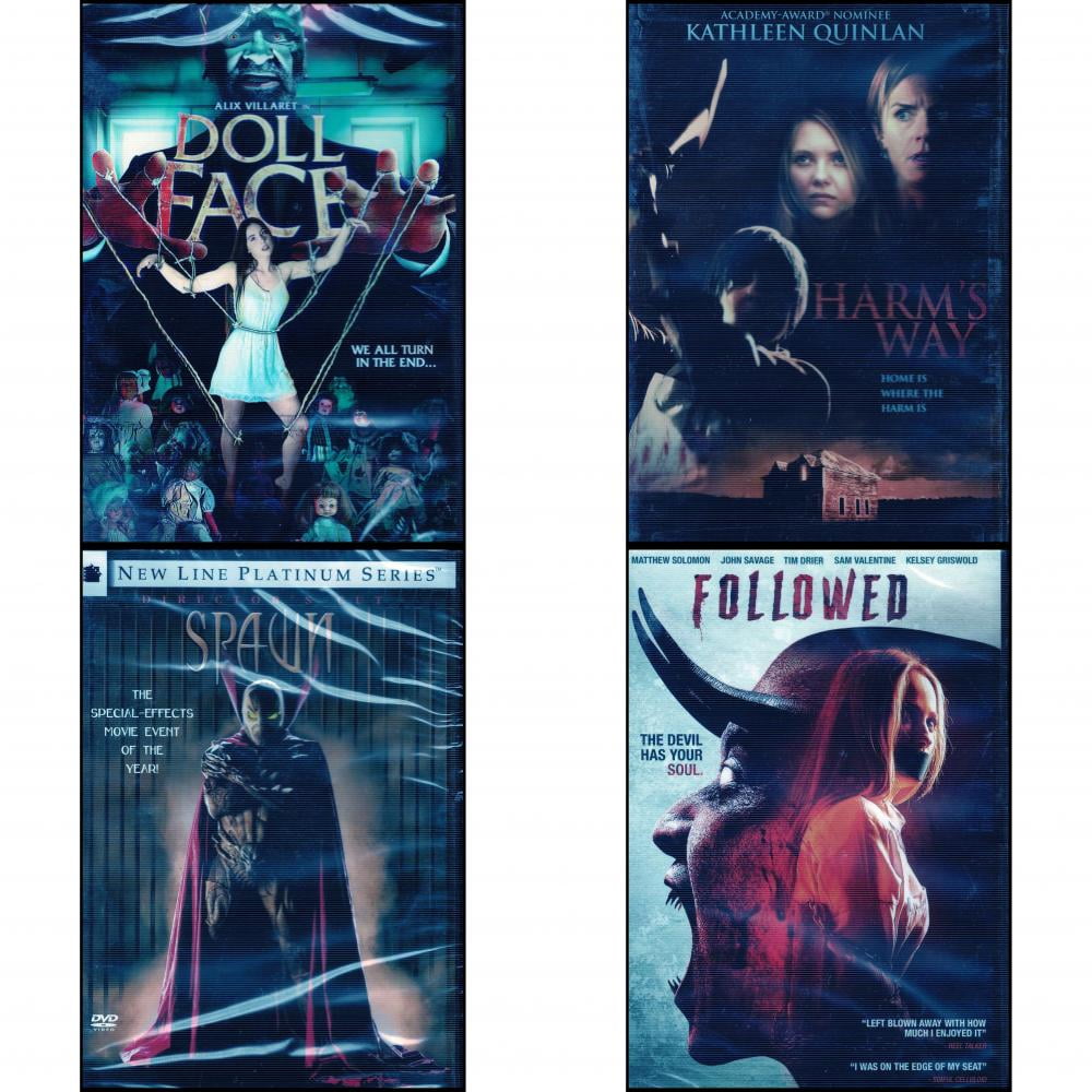 Horror 4 Pack DVD Bundle: Doll Face : Harm's Way : Spawn - The Director ...