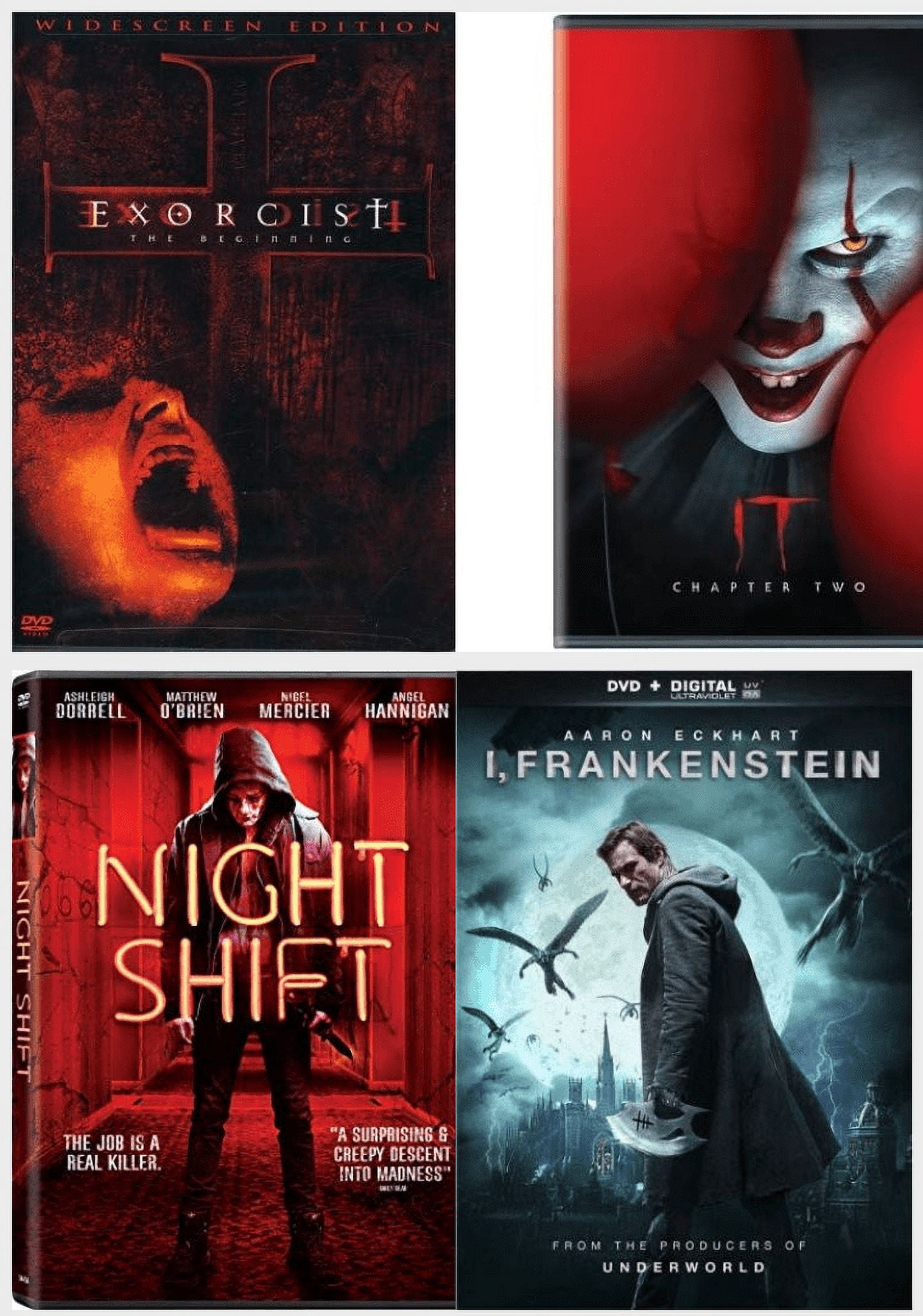 Horror 4 Pack DVD Bundle: Exorcist - The Beginning, It Chapter Two ...