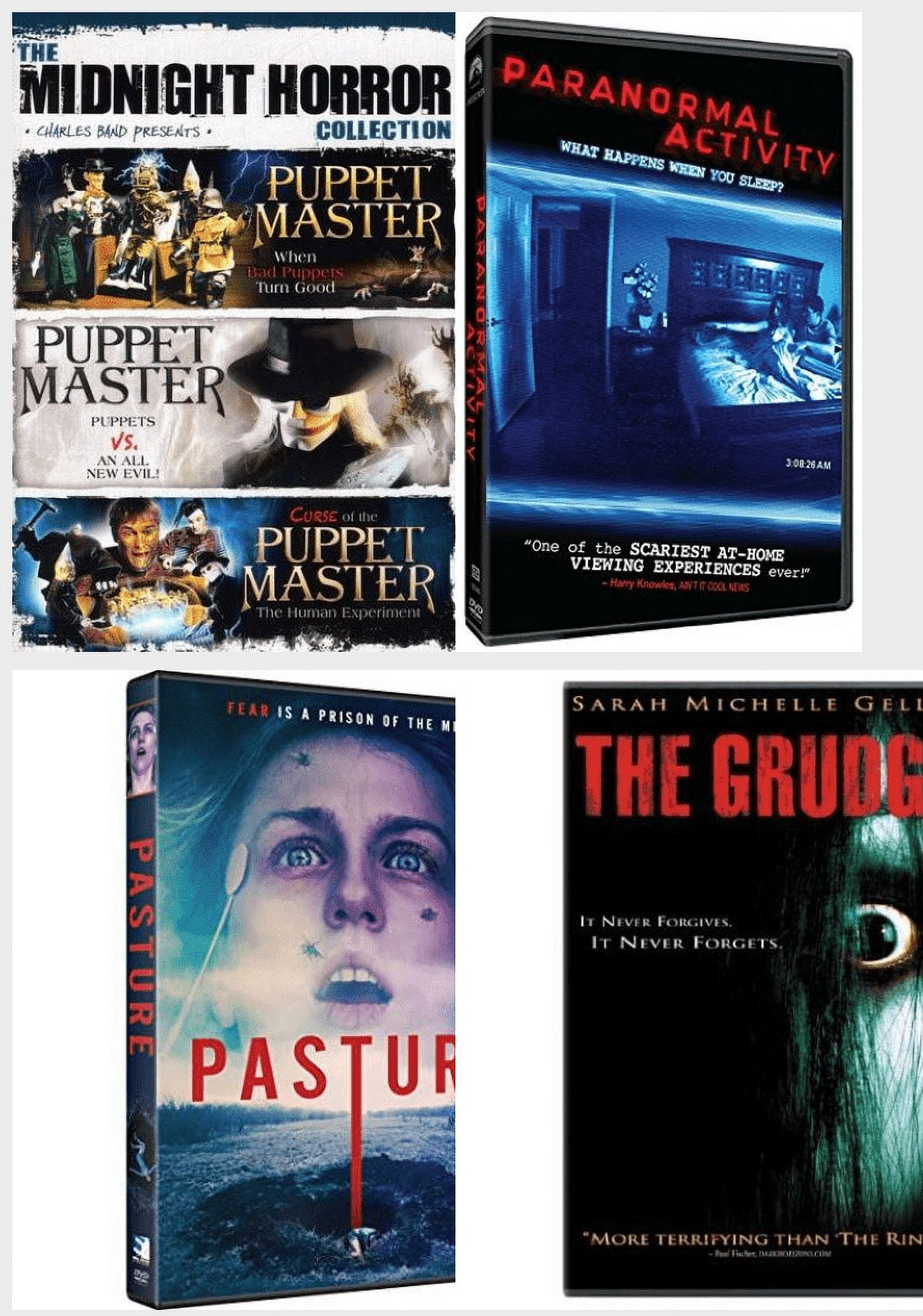 Horror 4 Pack DVD Bundle: Horror Collection: Puppet Master V.2 ...