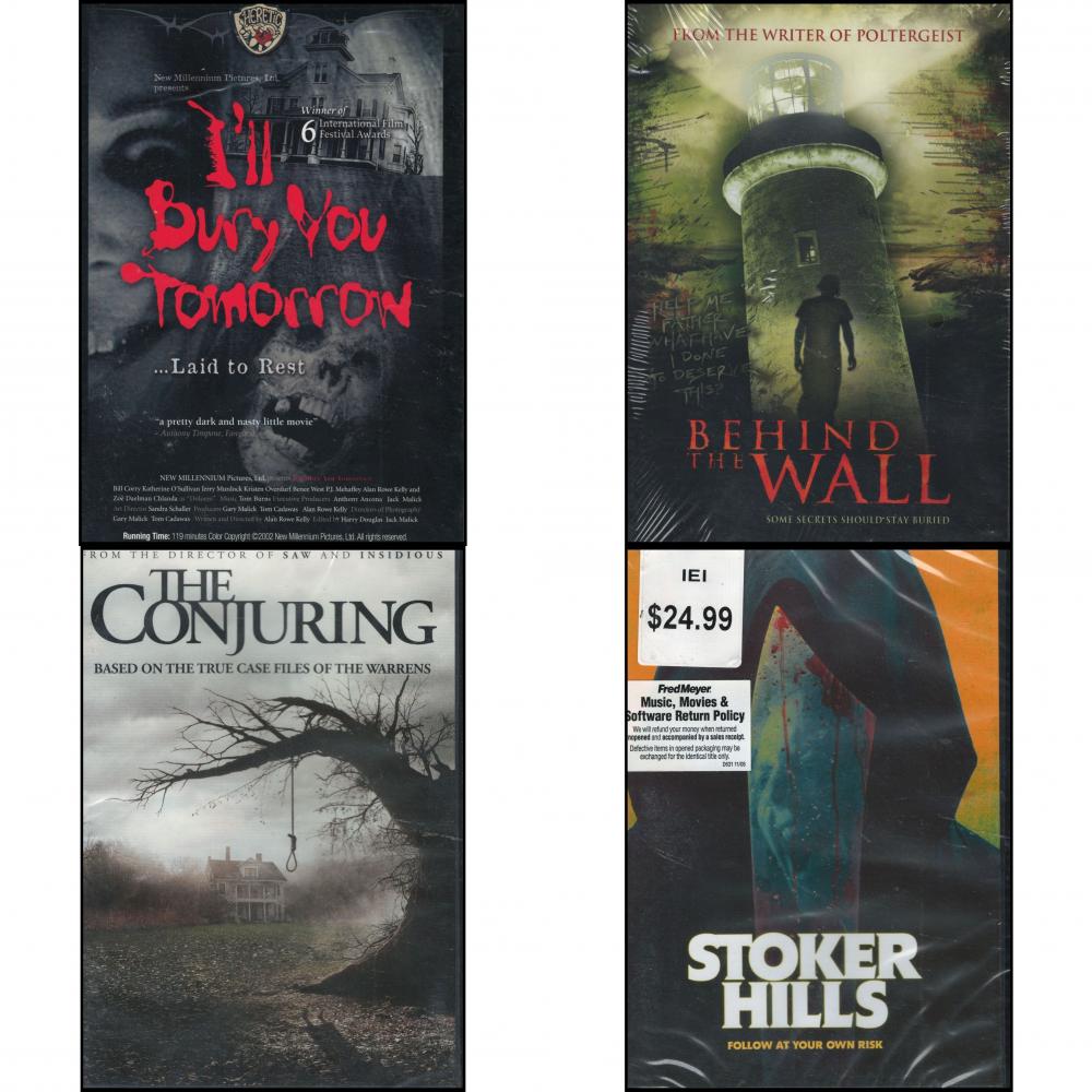 Horror 4 Pack DVD Bundle: I'll Bury You Tomorrow : Behind the Wall ...