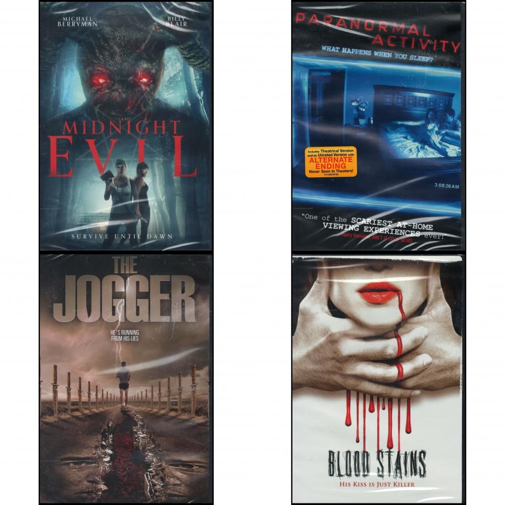 Horror 4 Pack DVD Bundle: MIDNIGHT EVIL : Paranormal Activity : The ...