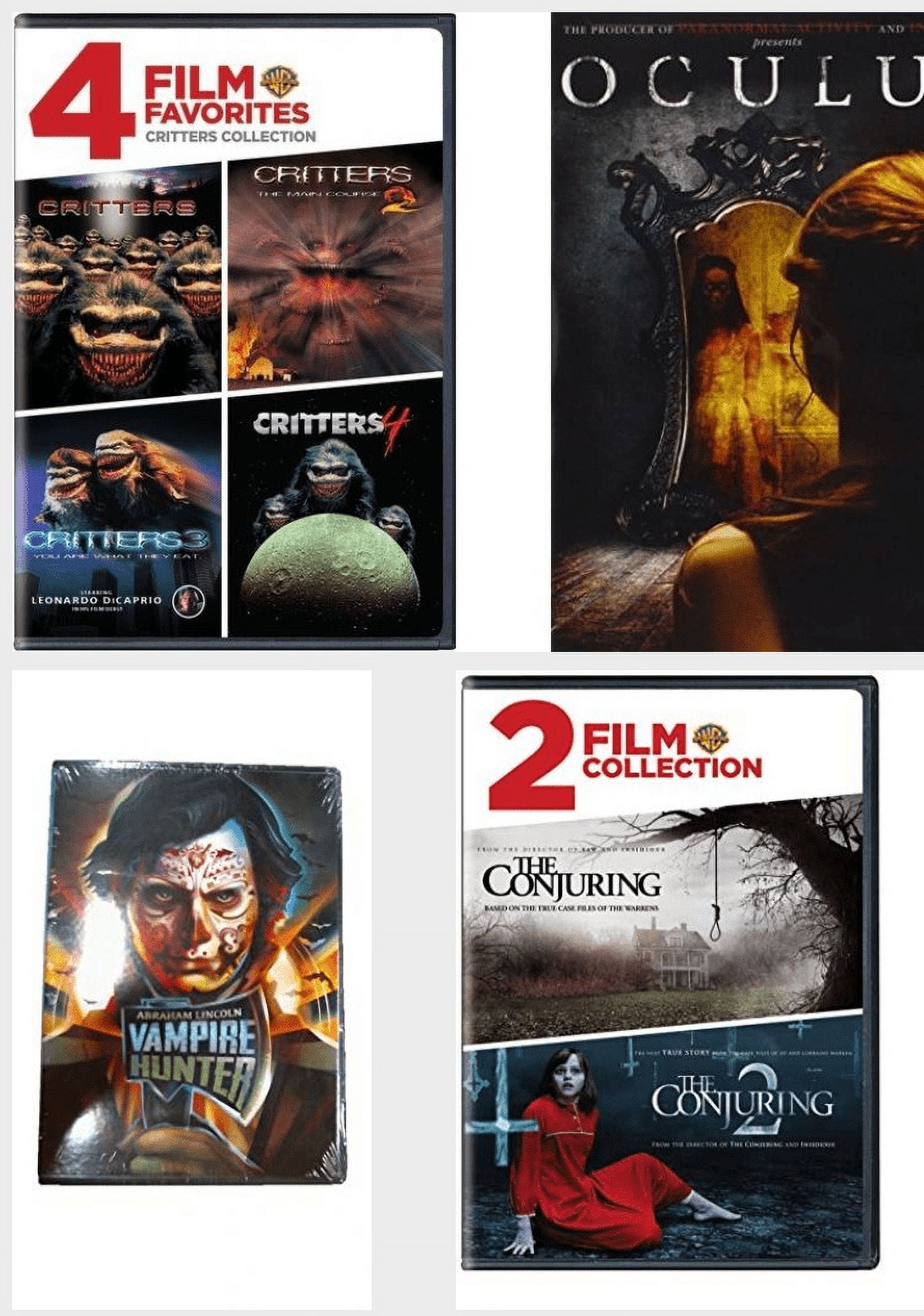 Horror 4 Pack DVD Bundle: 4 Movies: Critters 1-4, Oculus by 20th ...