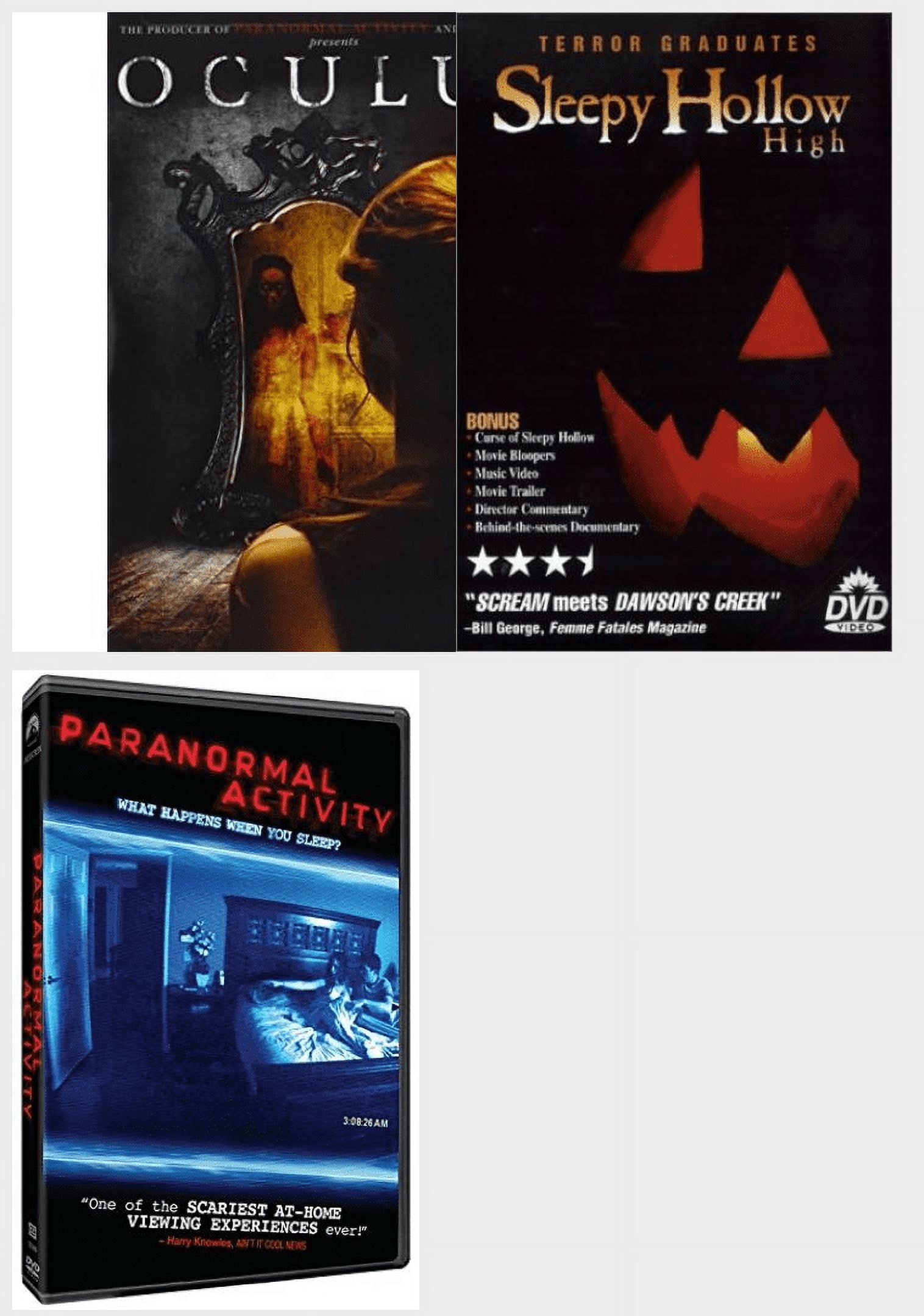 Horror 4 Pack DVD Bundle: Oculus by 20th Century Fox, Sleepy Hollow ...