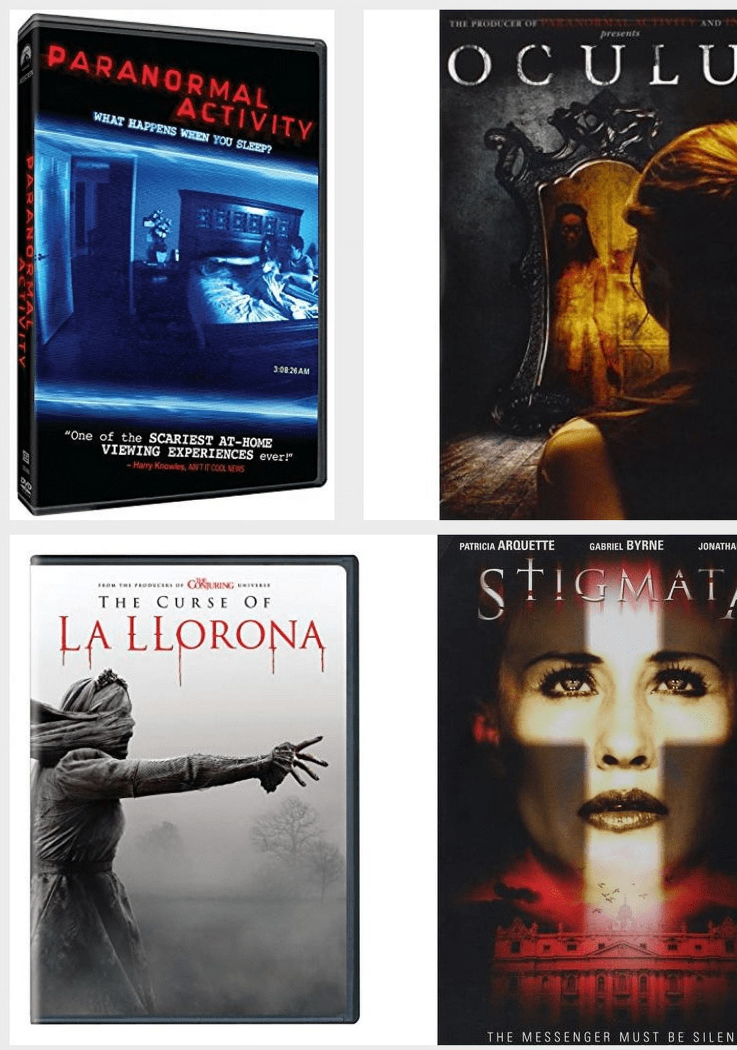 Horror 4 Pack DVD Bundle: Paranormal Activity, Oculus by 20th Century ...