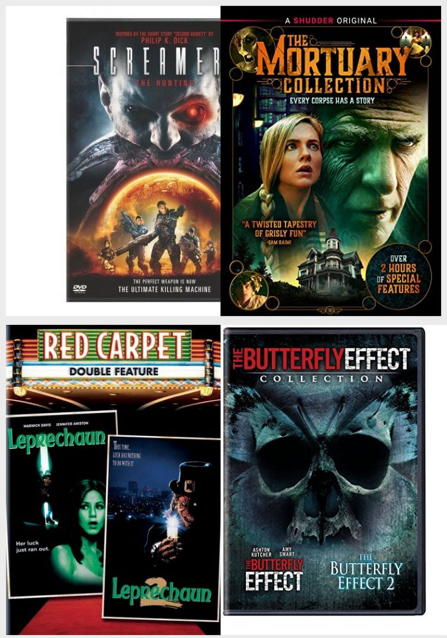 Horror 4 Pack DVD Bundle: Screamers: The Hunting, The Mortuary ...