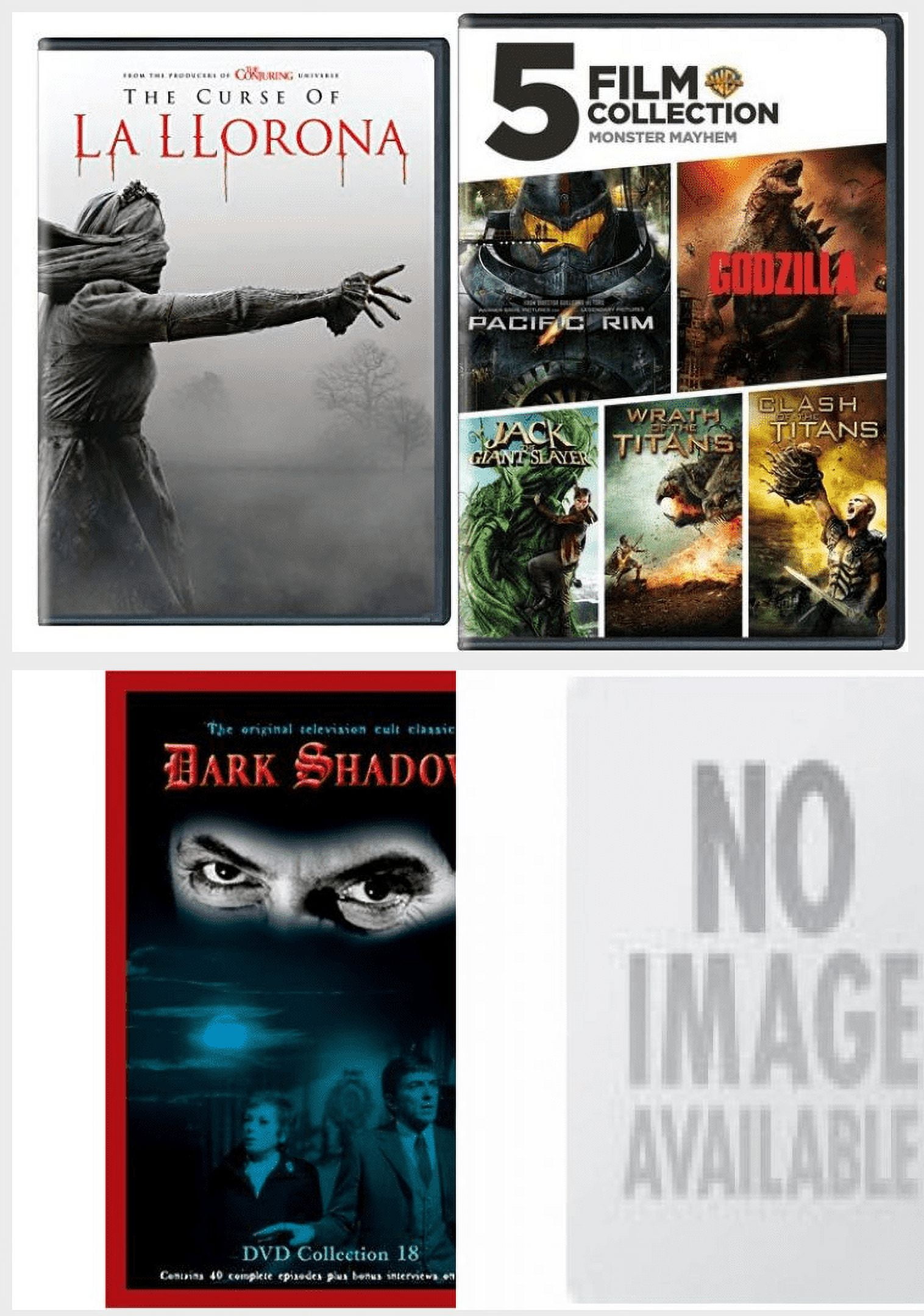 Horror 4 Pack DVD Bundle: The Curse of La Llorona, 5 Movies: Monster ...