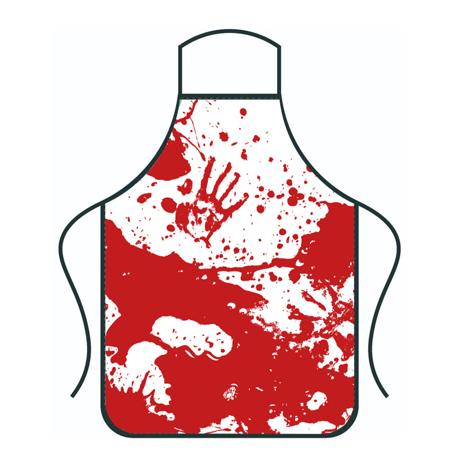 Horror Apron with Blood Splatter Halloween Cooking Attire Unisex ...