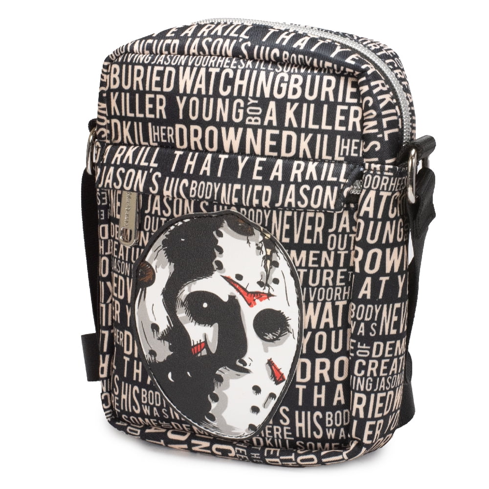 Warner Bros. Horror Movies Bag, Crossbody, Friday the 13th Jason Mask ...
